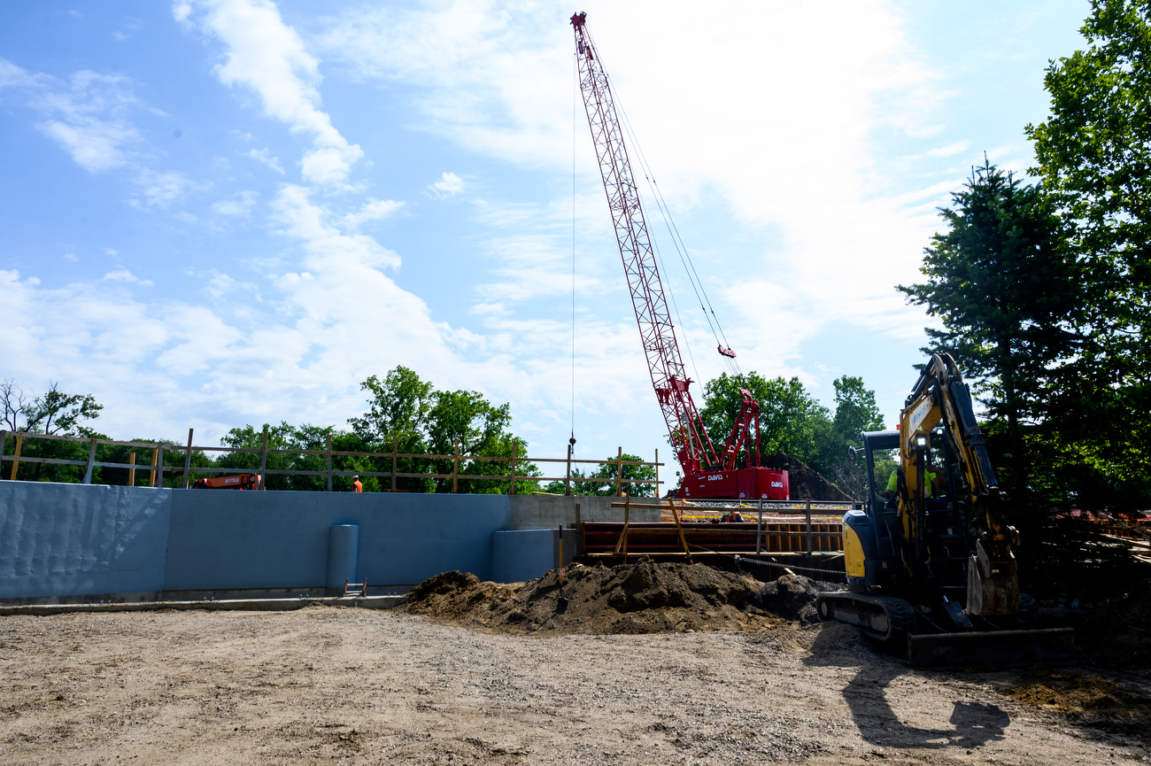 Culverts complete, pedestrian tunnel under construction near Argo Dam ...