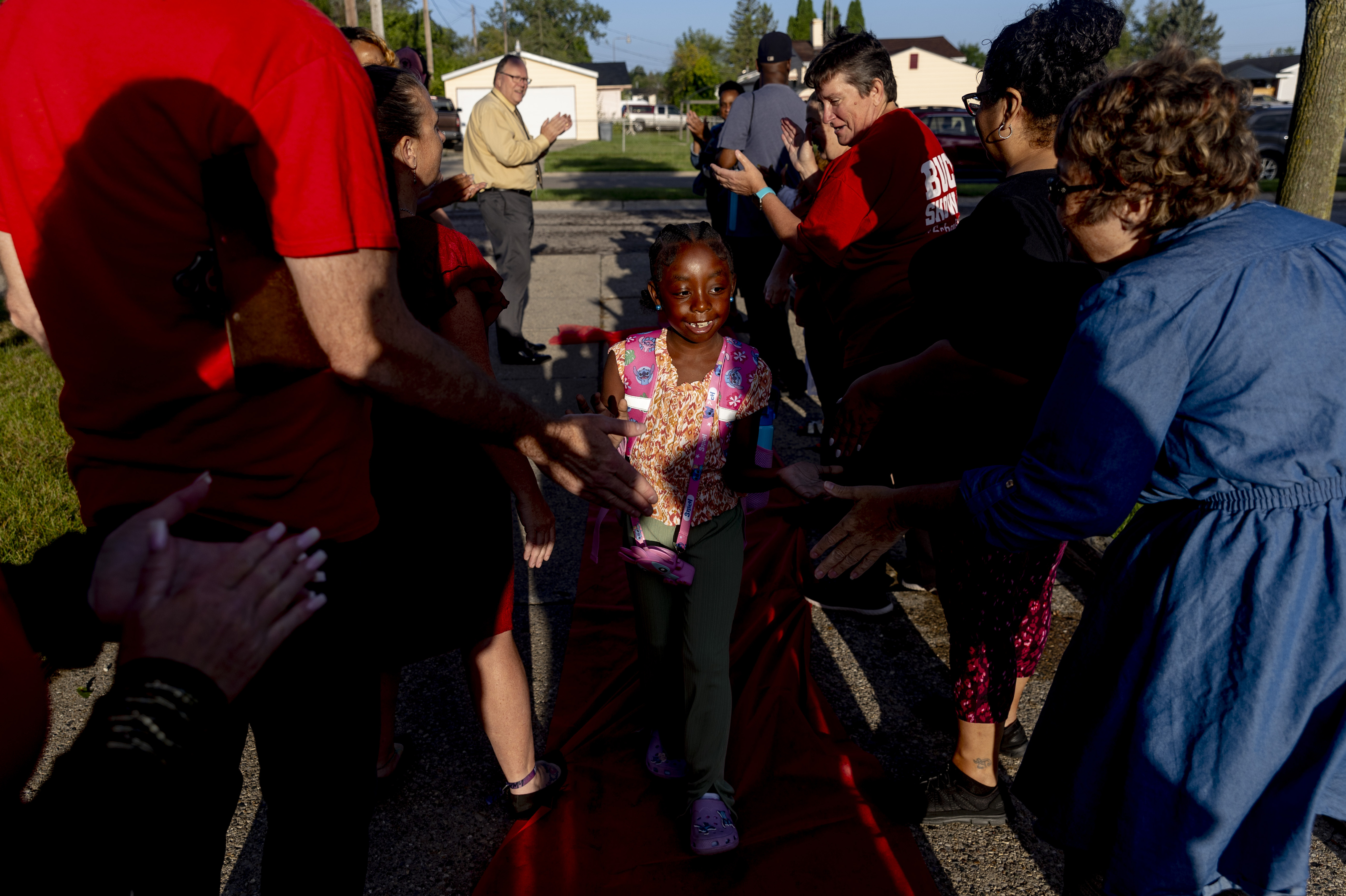 Beecher shines on the red carpet on first day of school - mlive.com