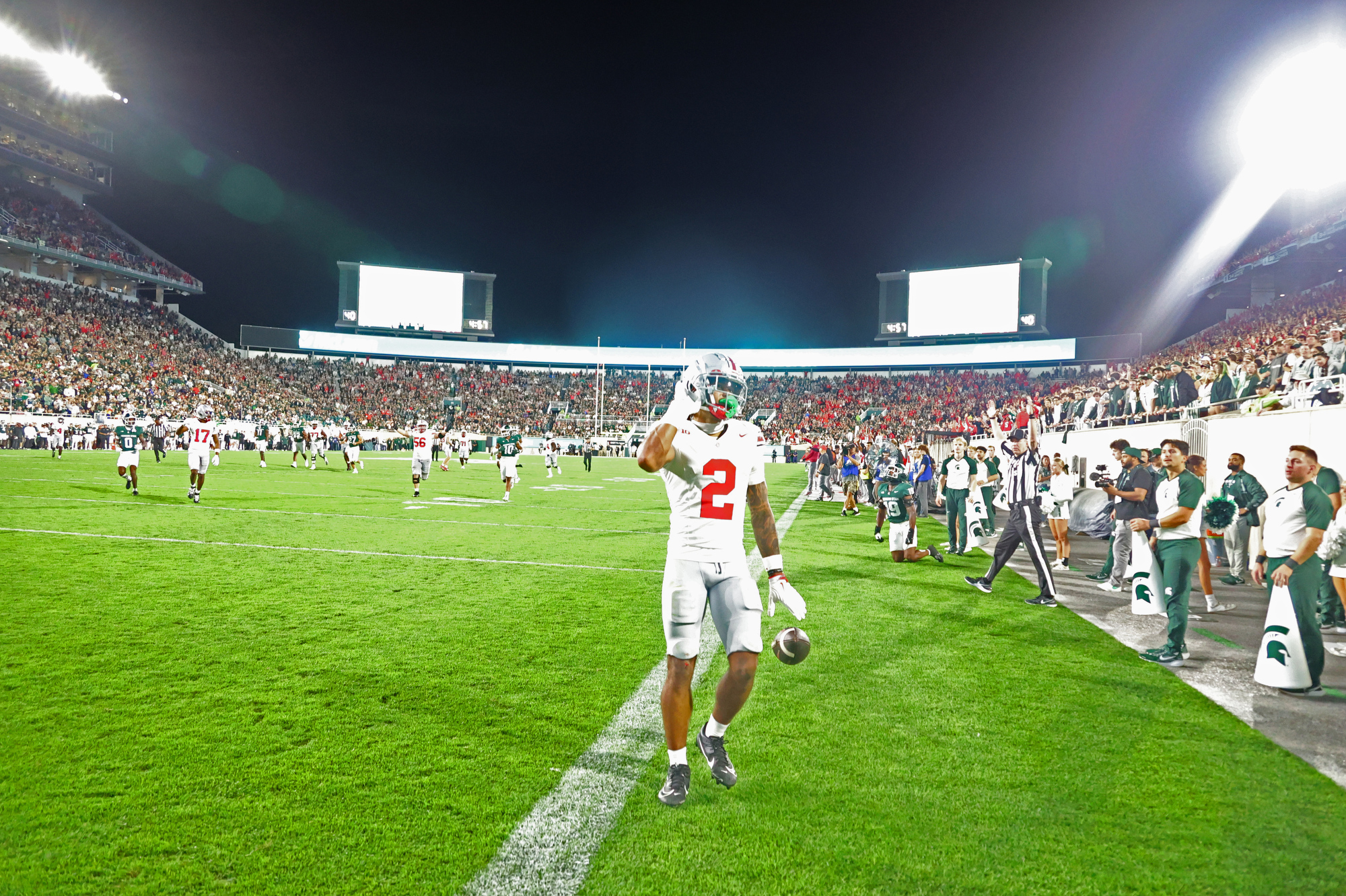 Ohio State Buckeyes at Michigan State Spartans, September 28, 2024 ...