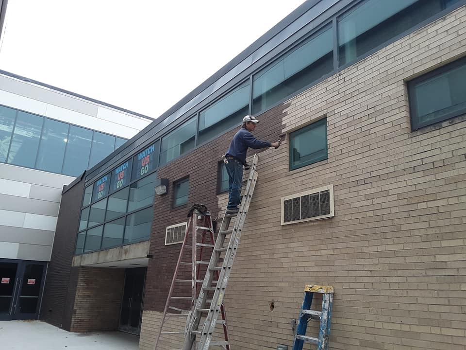 New entry facade at Mercy Health Arena - mlive.com