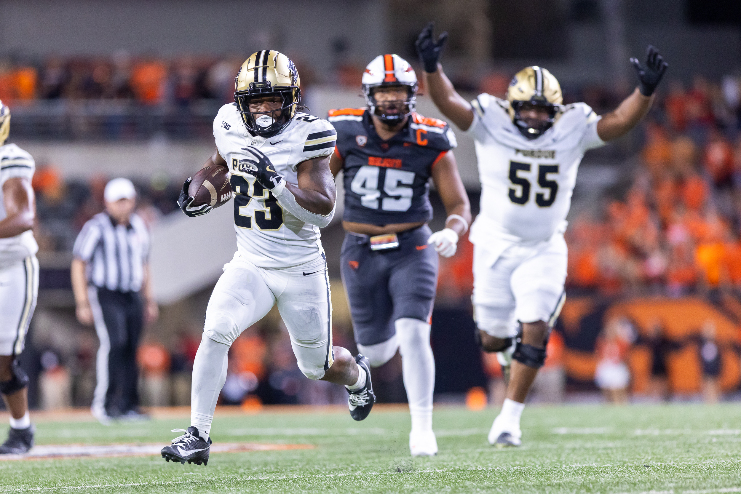 Oregon State Beavers vs. Purdue Boilermakers: Sept. 21, 2024 ...