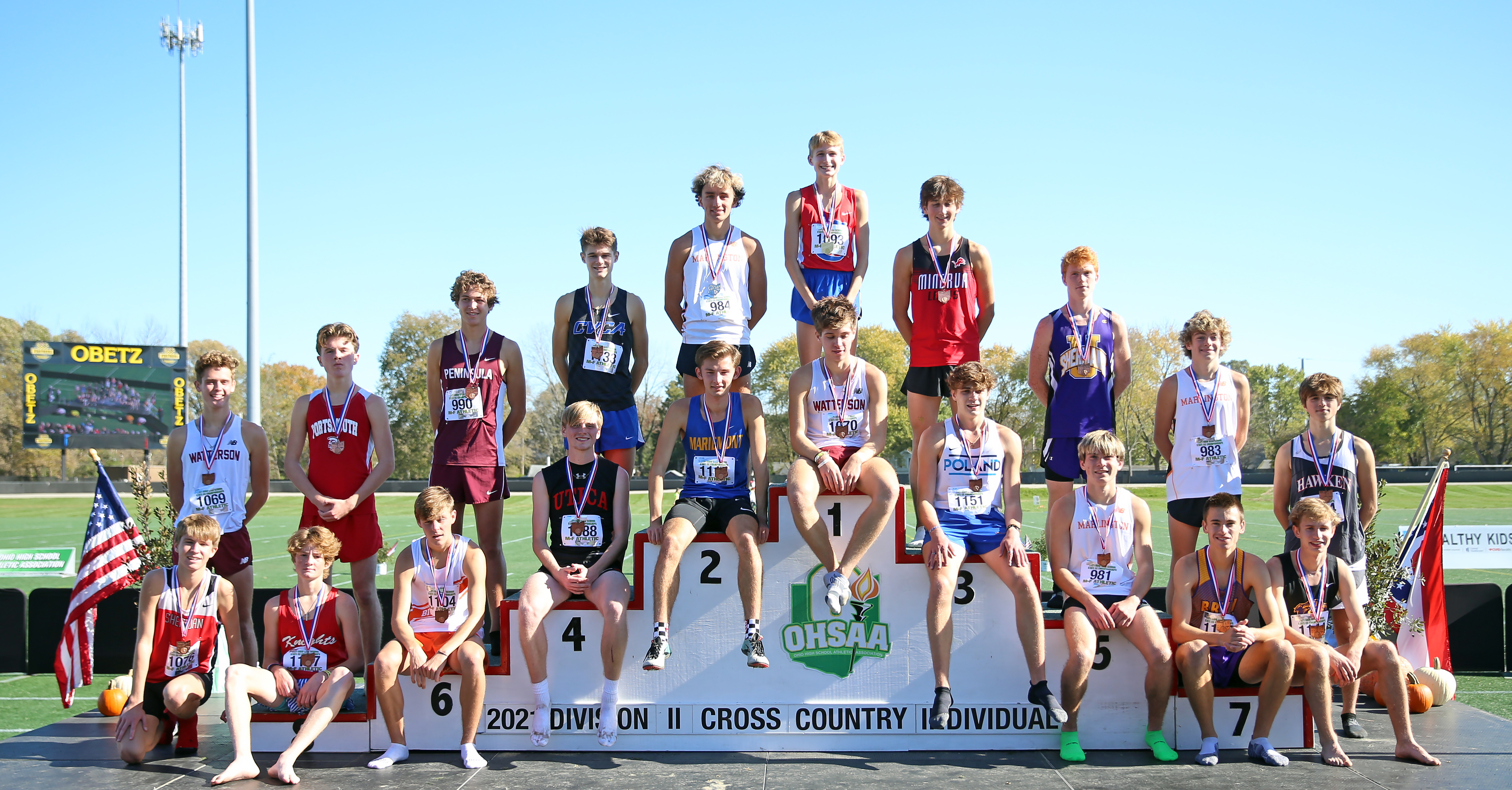 OHSAA division II cross country state championships, November 6, 2021 ...