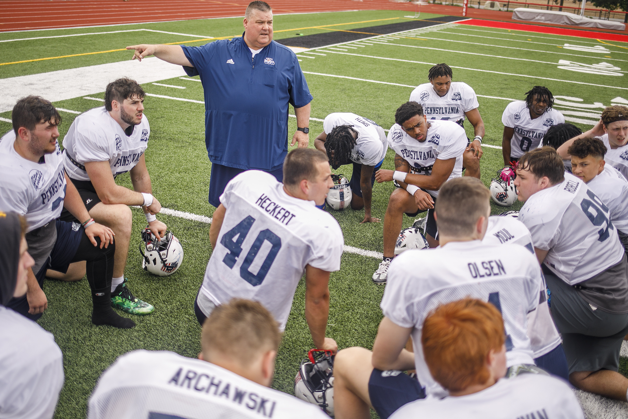 Pennsylvania Big 33 football practice - pennlive.com