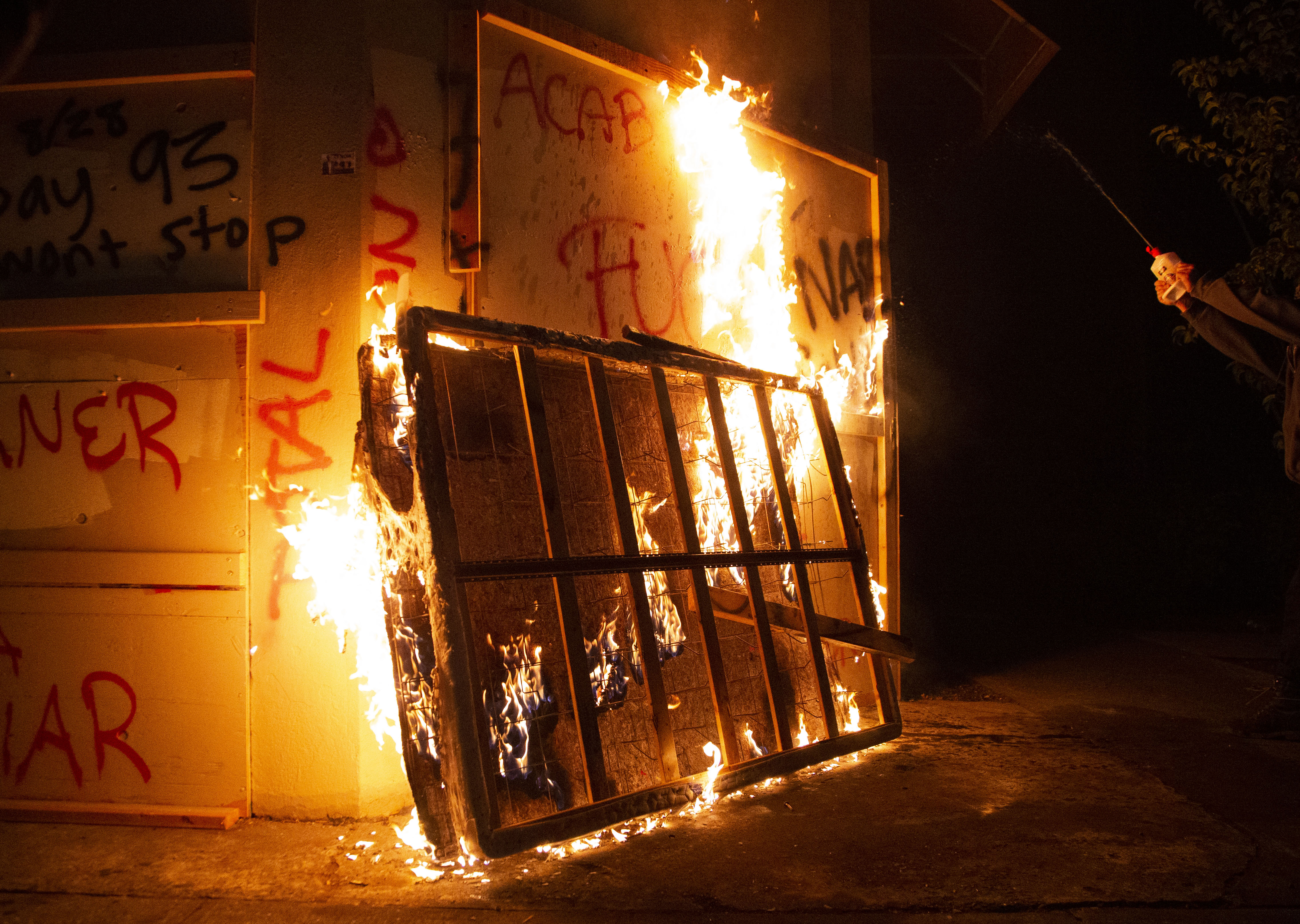 Portland protests on Aug. 28, 2020 - oregonlive.com