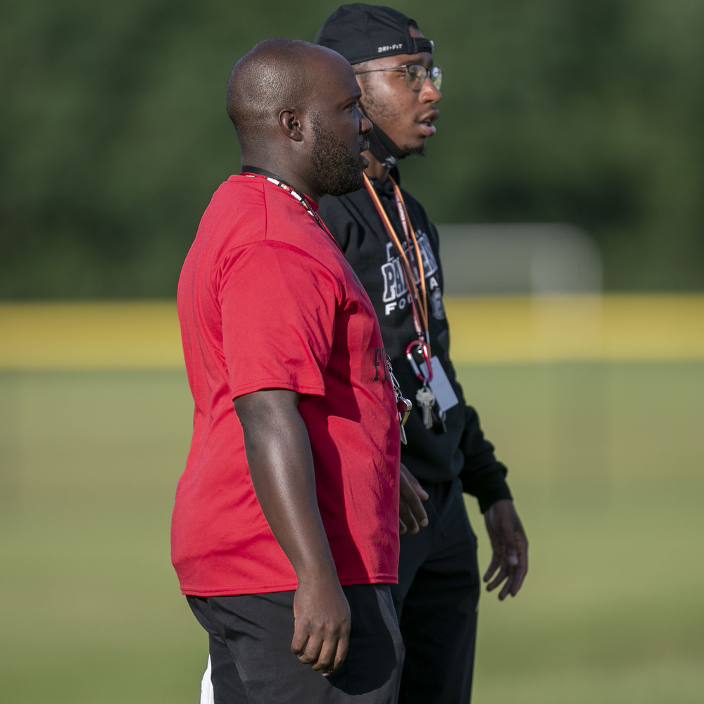 Central Dauphin East plays J.P. McCaskey in 7v7 football practice ...