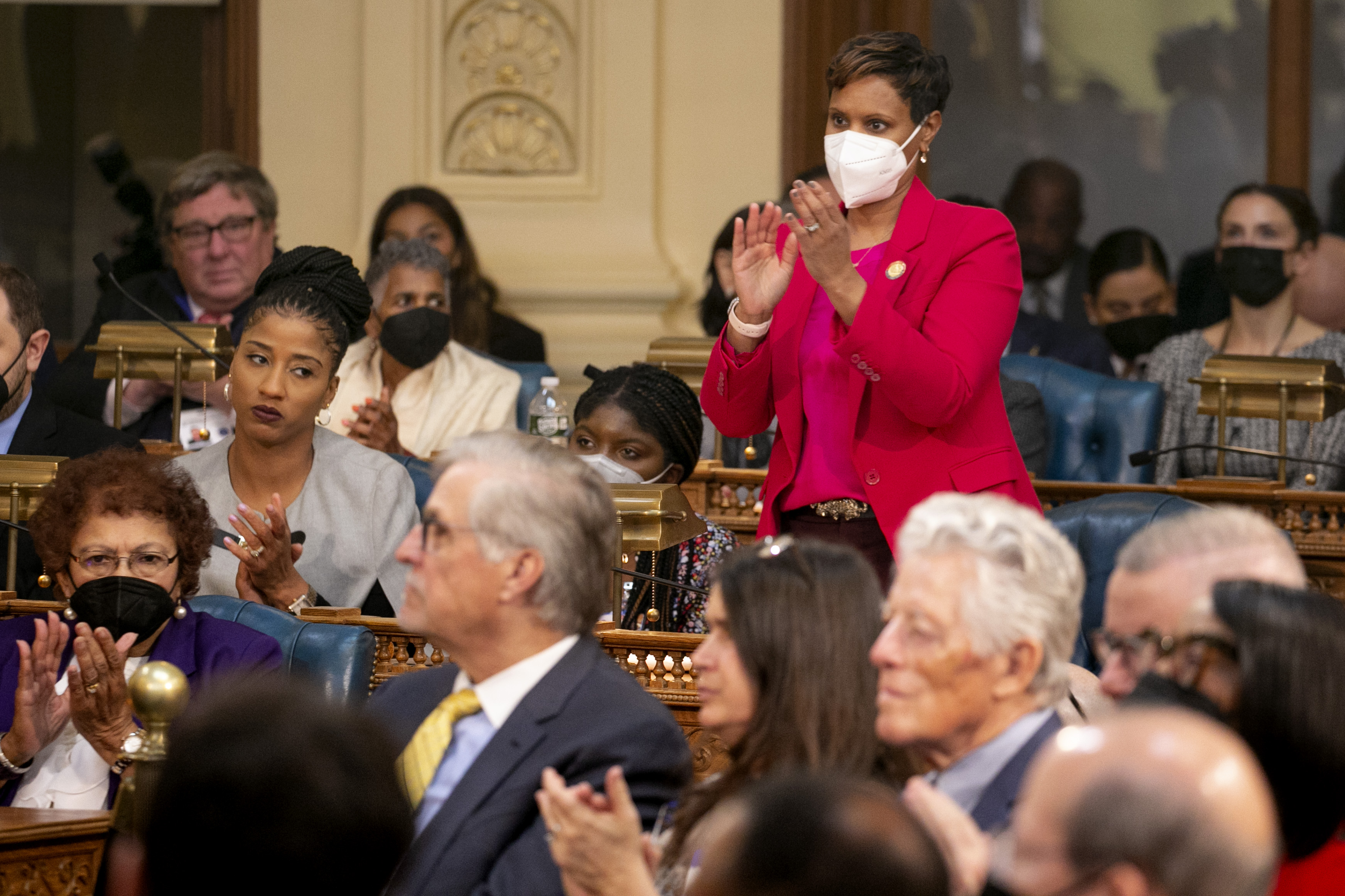 Gov. Phil Murphy gives his 2023 budget address at the Statehouse - nj.com