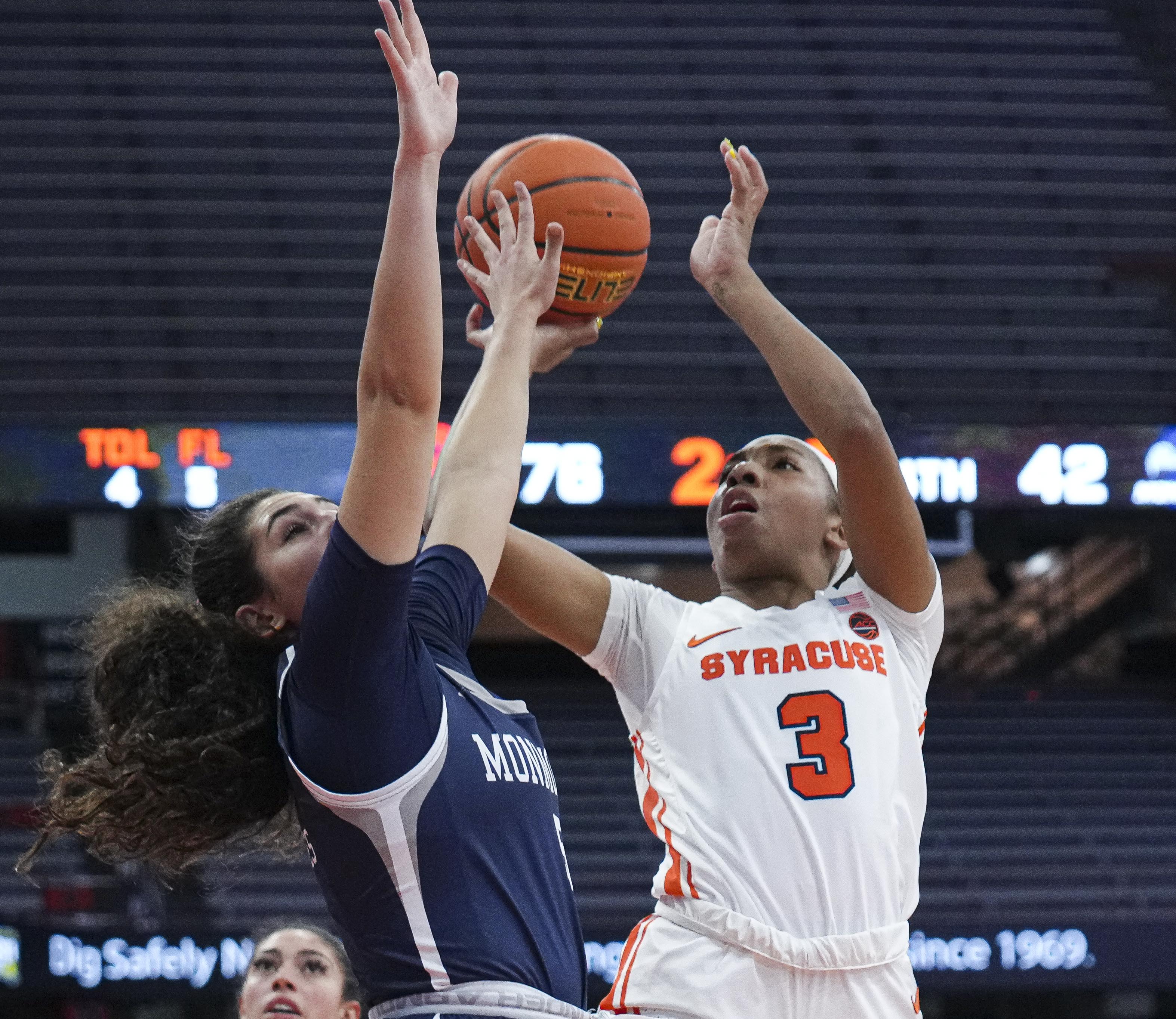 Syracuse University women's basketball vs Monmouth - syracuse.com