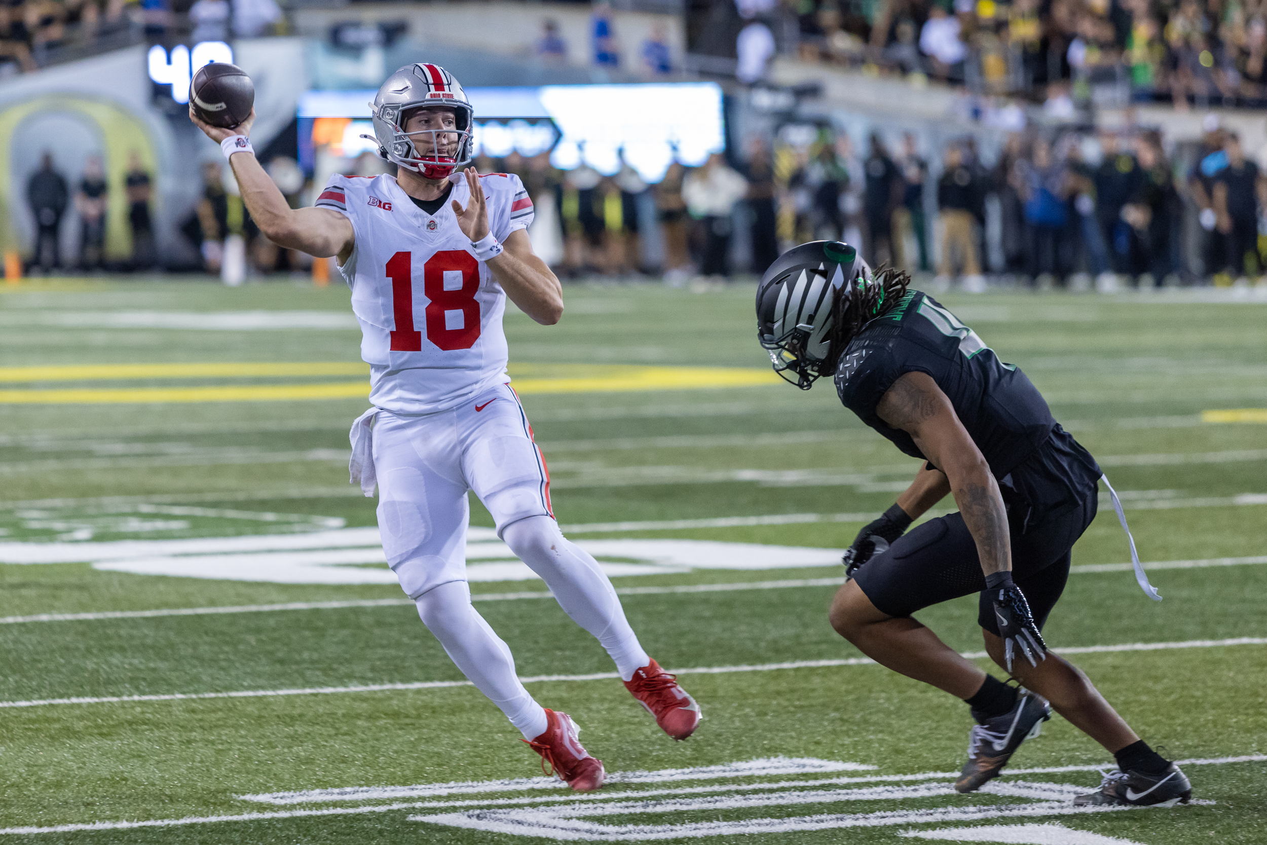 No. 3 Oregon Ducks host No. 2 Ohio State Buckeyes: Oct. 12, 2024 ...