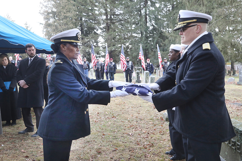 The burial of Holyoke native Pharmacist’s First Mate 2nd Class Merle ...