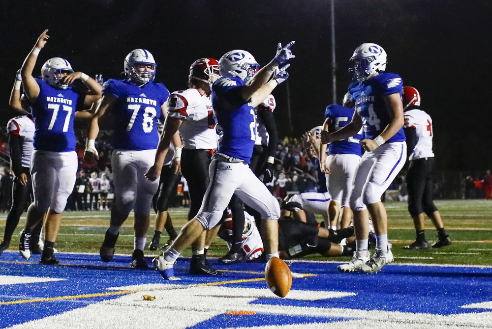 Nazareth football hosts Easton on Oct. 29, 2021 - lehighvalleylive.com