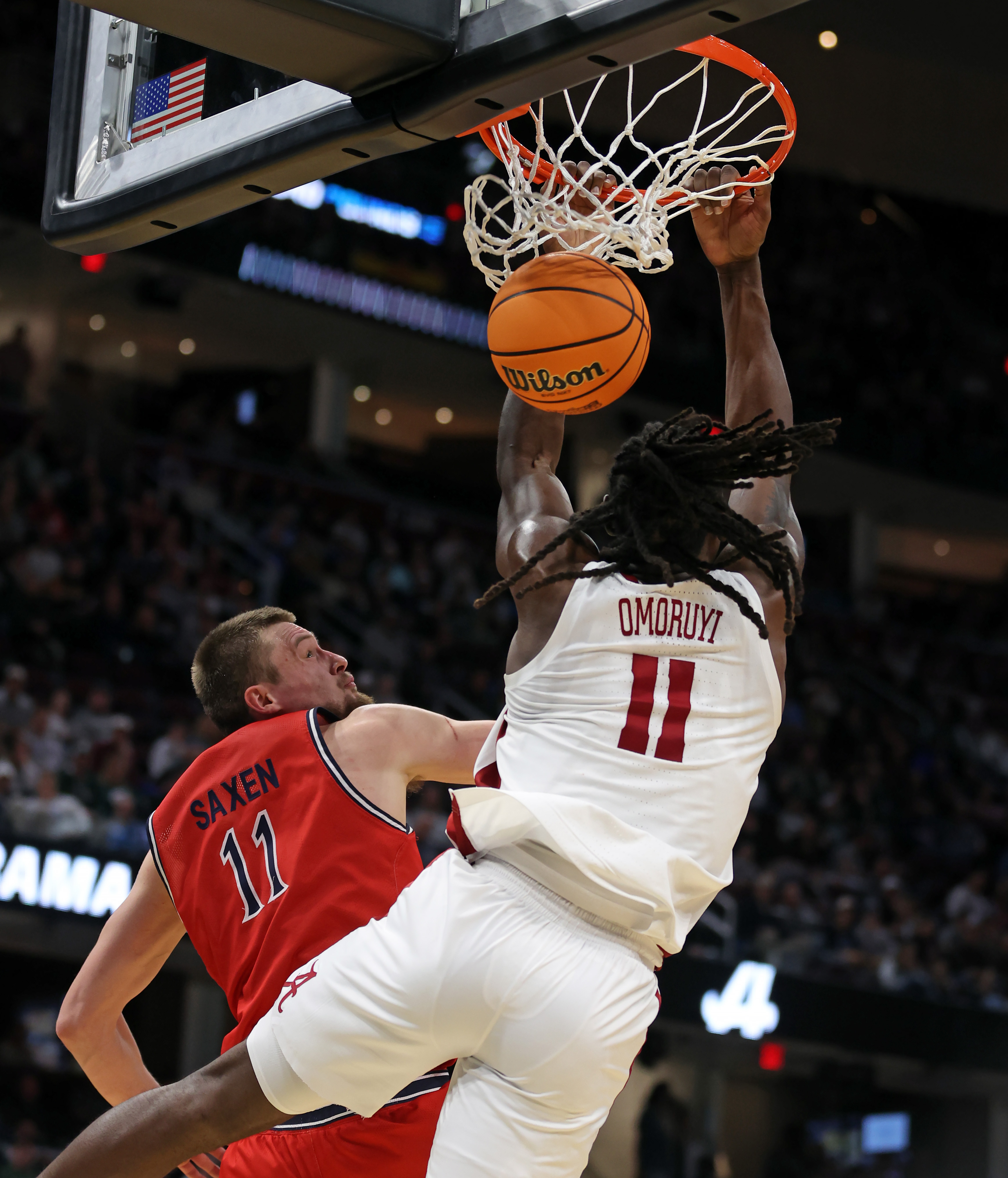 Alabama Crimson Tide vs. St. Mary's Gaels second round, NCAA basketball ...