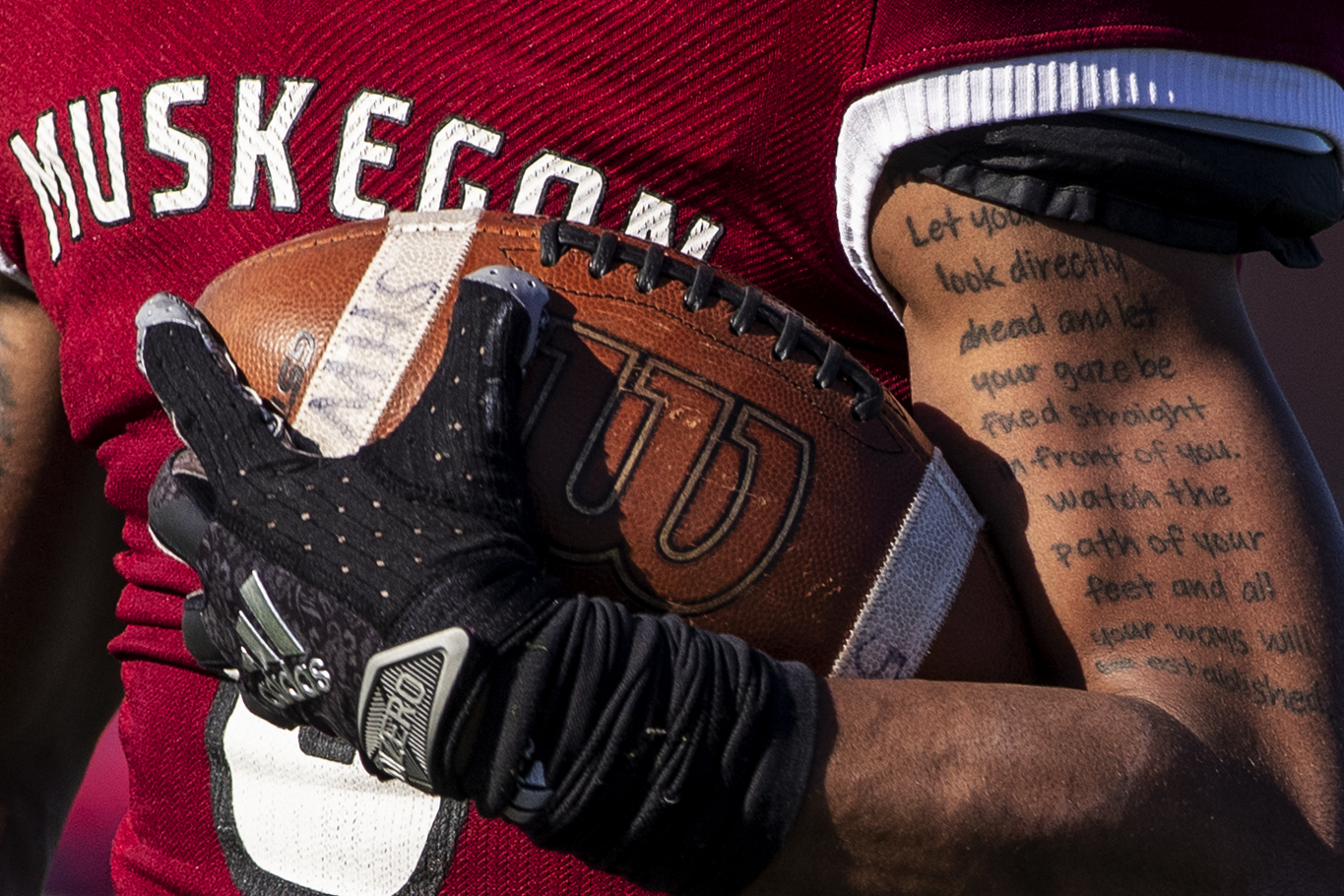 Myles Walton is a rare four-year varsity starter for the Muskegon High ...