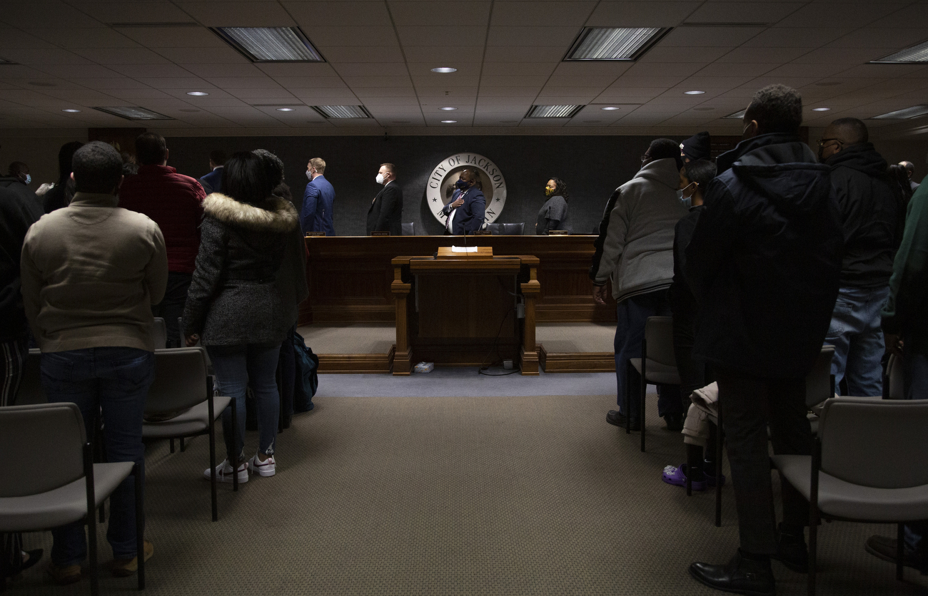New Jackson city council chambers sworn in - mlive.com