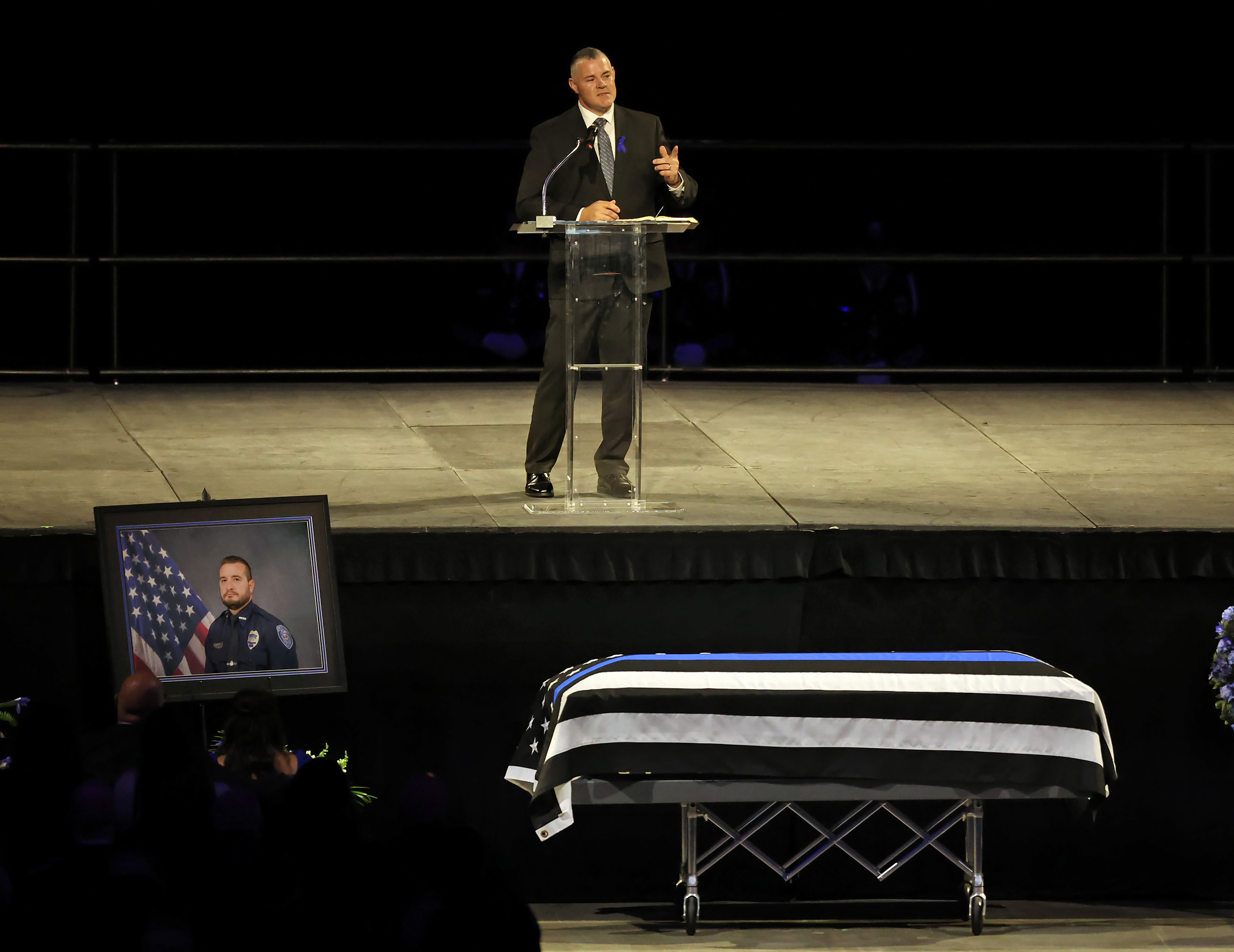 Funeral procession and service for Lorain police officer Phillip Wagner ...