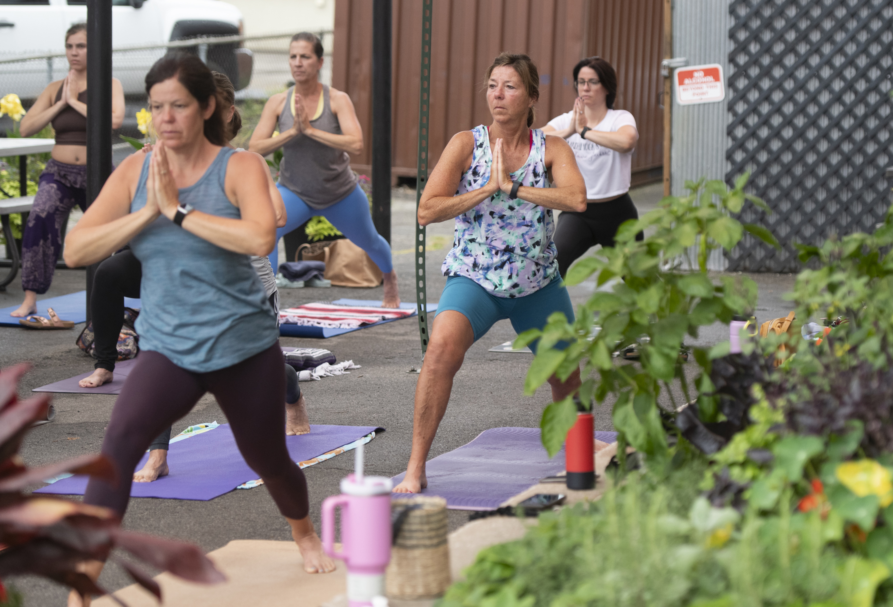 Yoga at the Grand River Farmers Market in Jackson - mlive.com