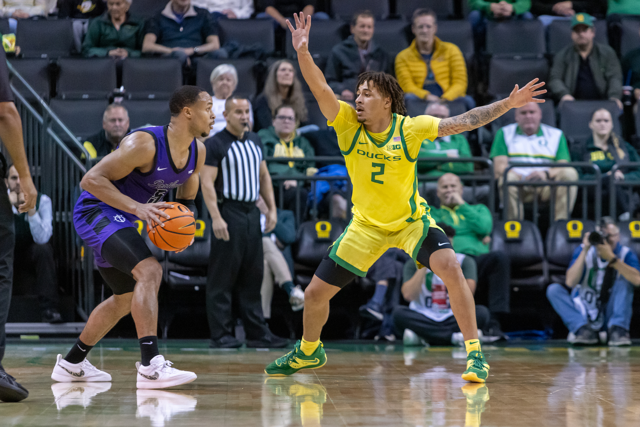 Oregon Ducks vs. Portland Pilots men's basketball: Nov. 12, 2024 ...