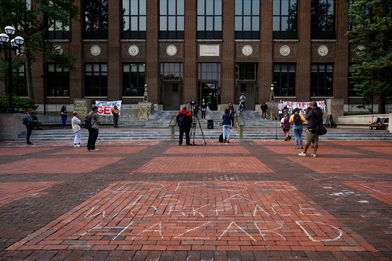 GEO hosts press conference on Diag after UM files injunction - mlive.com