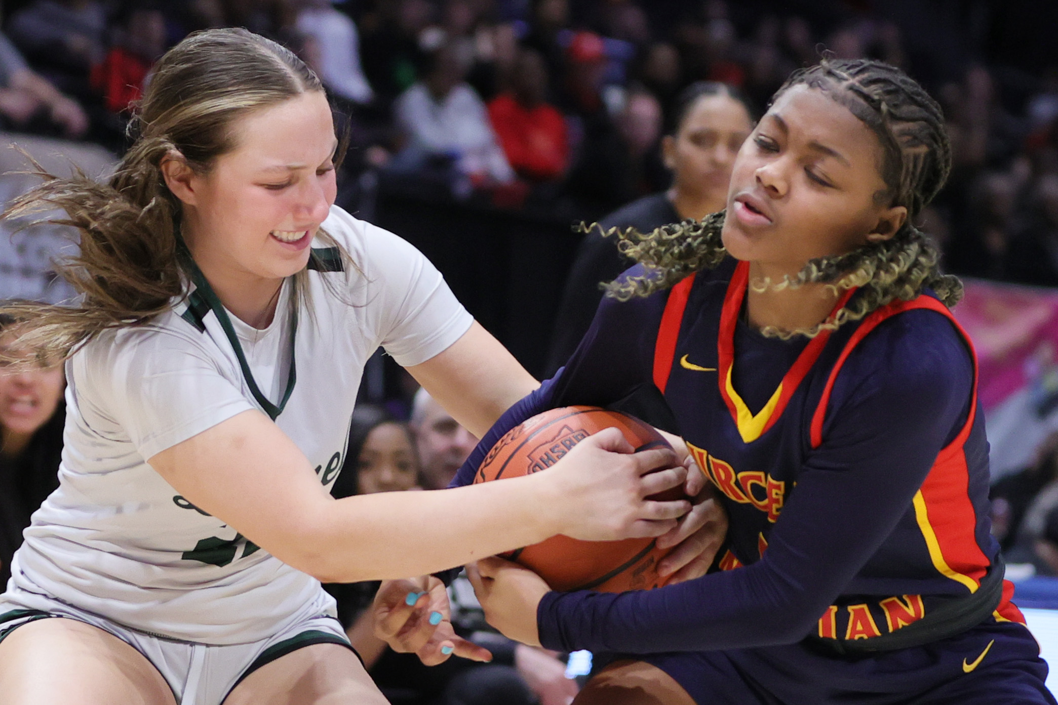 High school girls basketball D2 final: Laurel vs. Purcell Marian, March ...