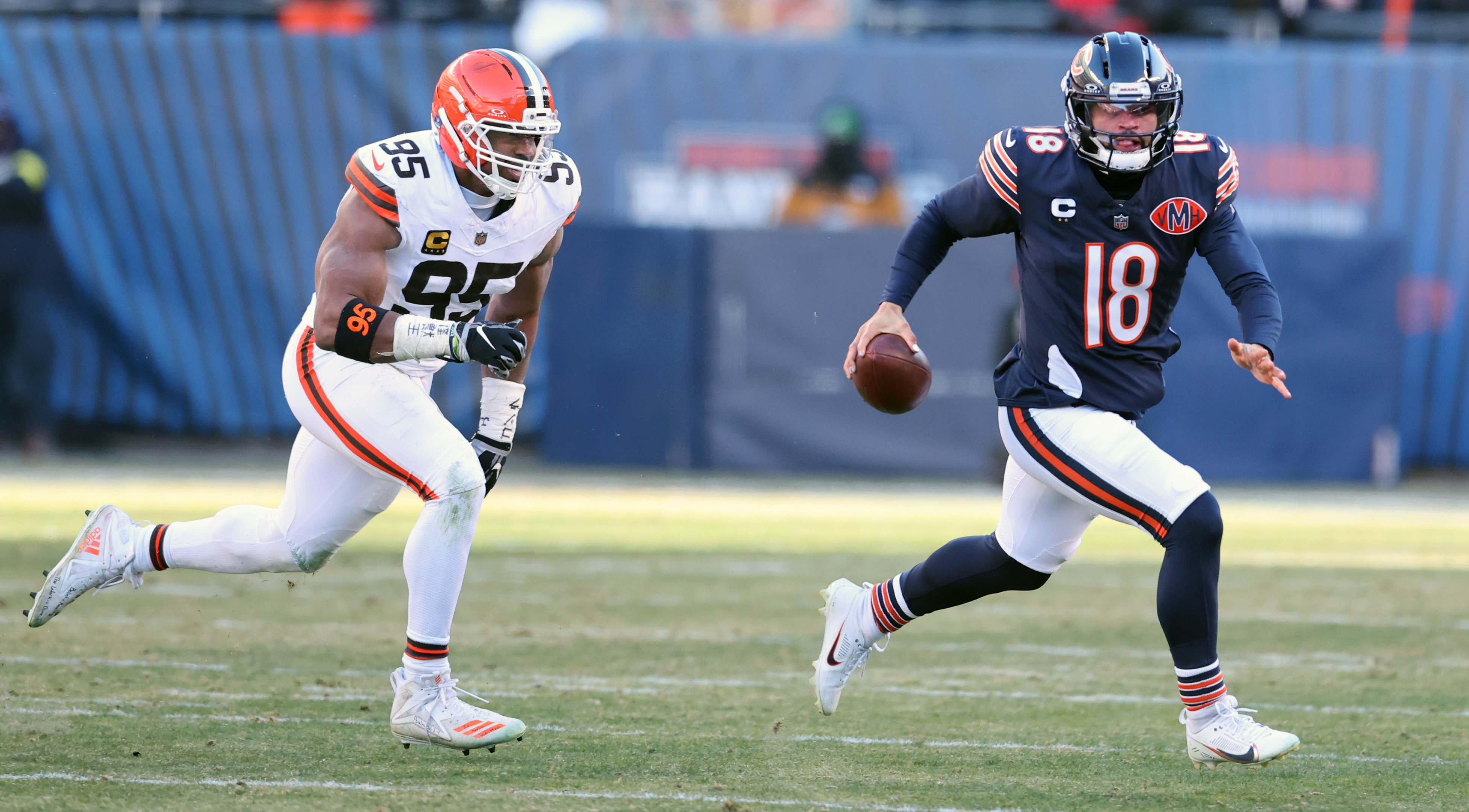 Cleveland Browns defensive end Myles Garrett vs. Chicago Bears ...