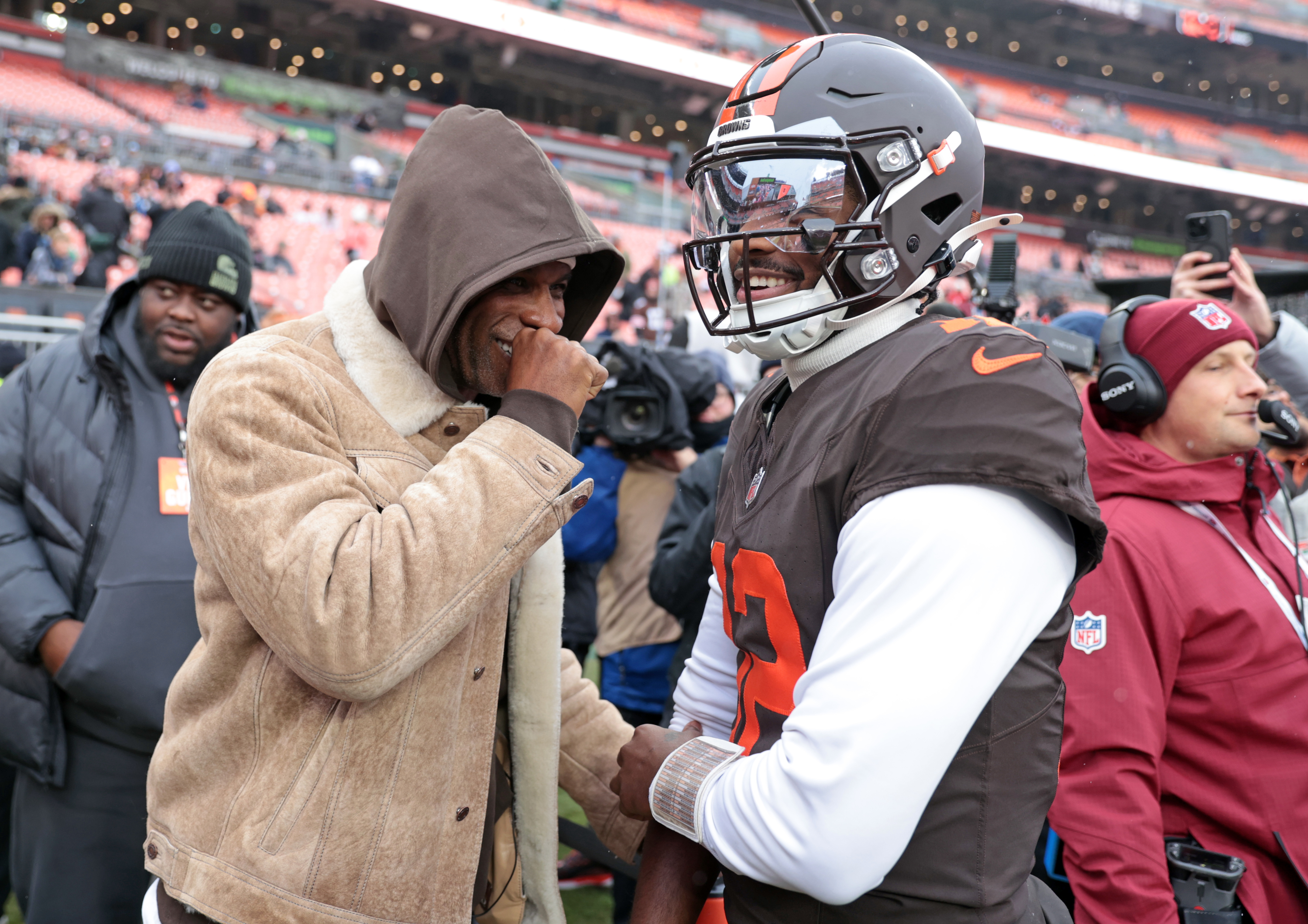 Cleveland Browns quarterback Shedeur Sanders vs. Tennessee Titans ...