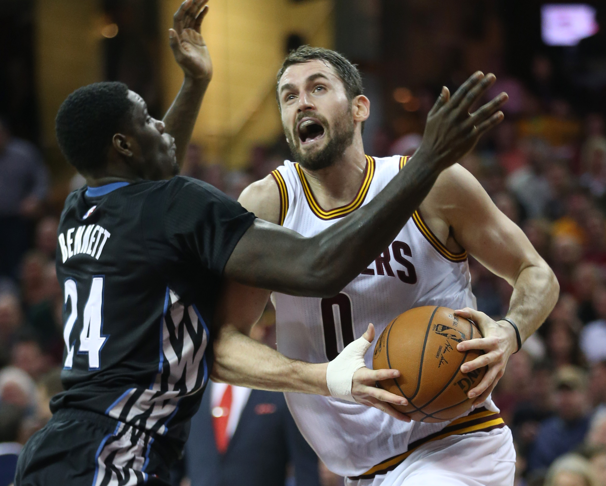 The history of forward Kevin Love with the Cleveland Cavaliers ...