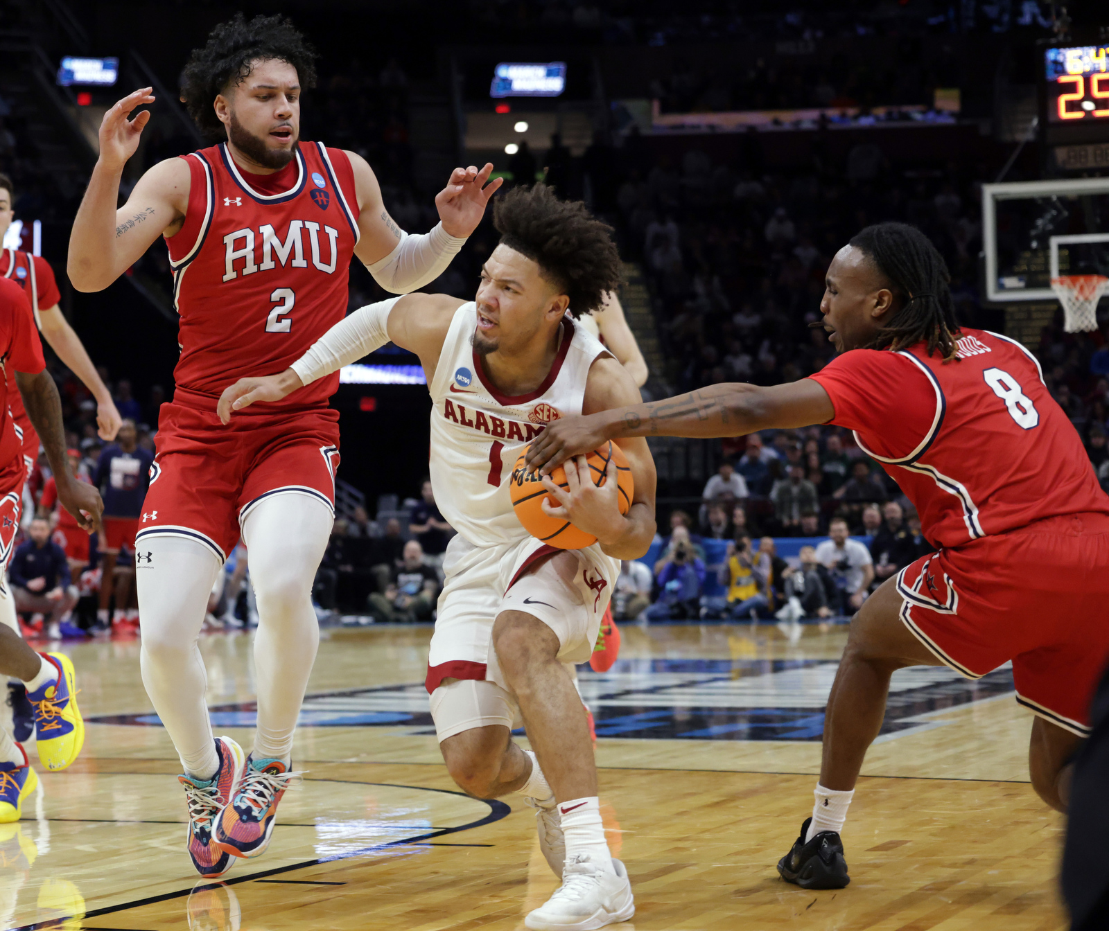 Alabama vs. Robert Morris first round, NCAA basketball, March 21, 2025 ...