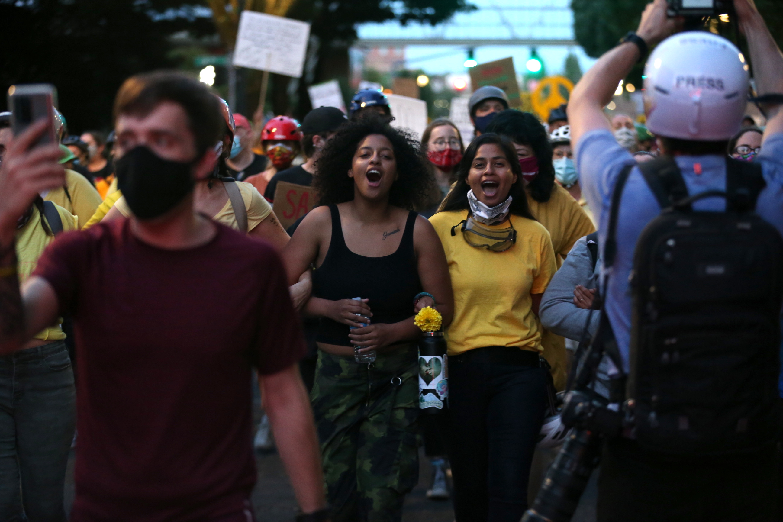 55th day of Portland Protests on July 21 - oregonlive.com