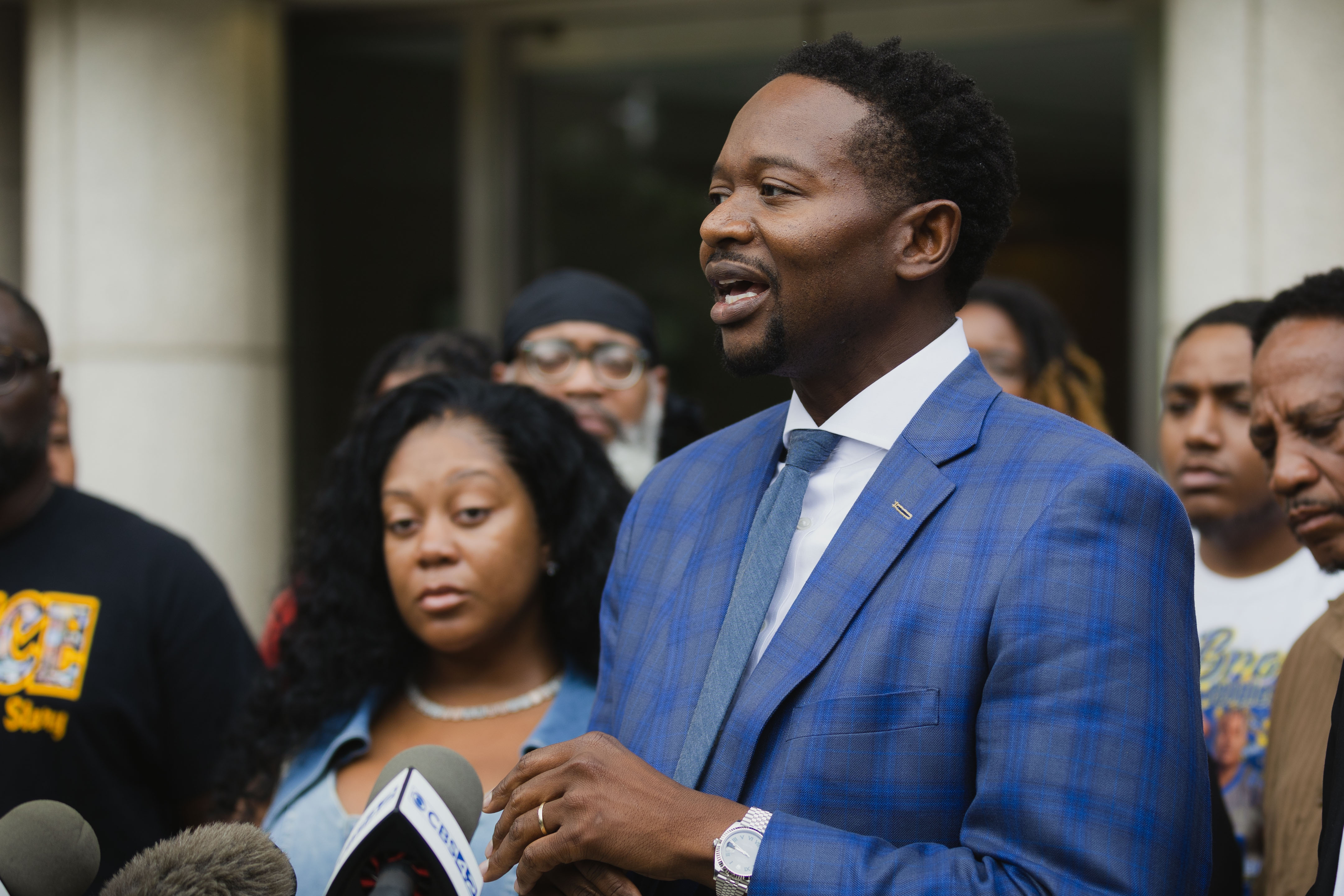 Family of Jabari Peoples hold press conference after viewing body cam ...