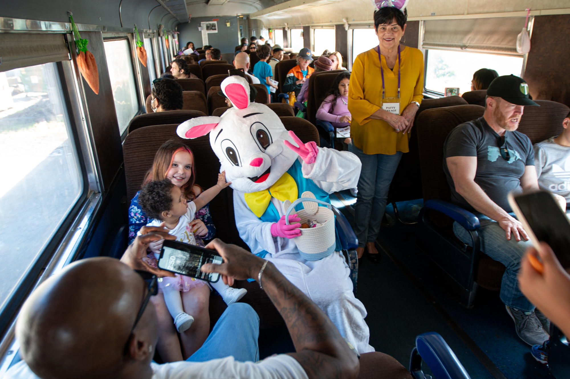 The Oregon Rail Heritage Center Easter Bunny Express train ride ...