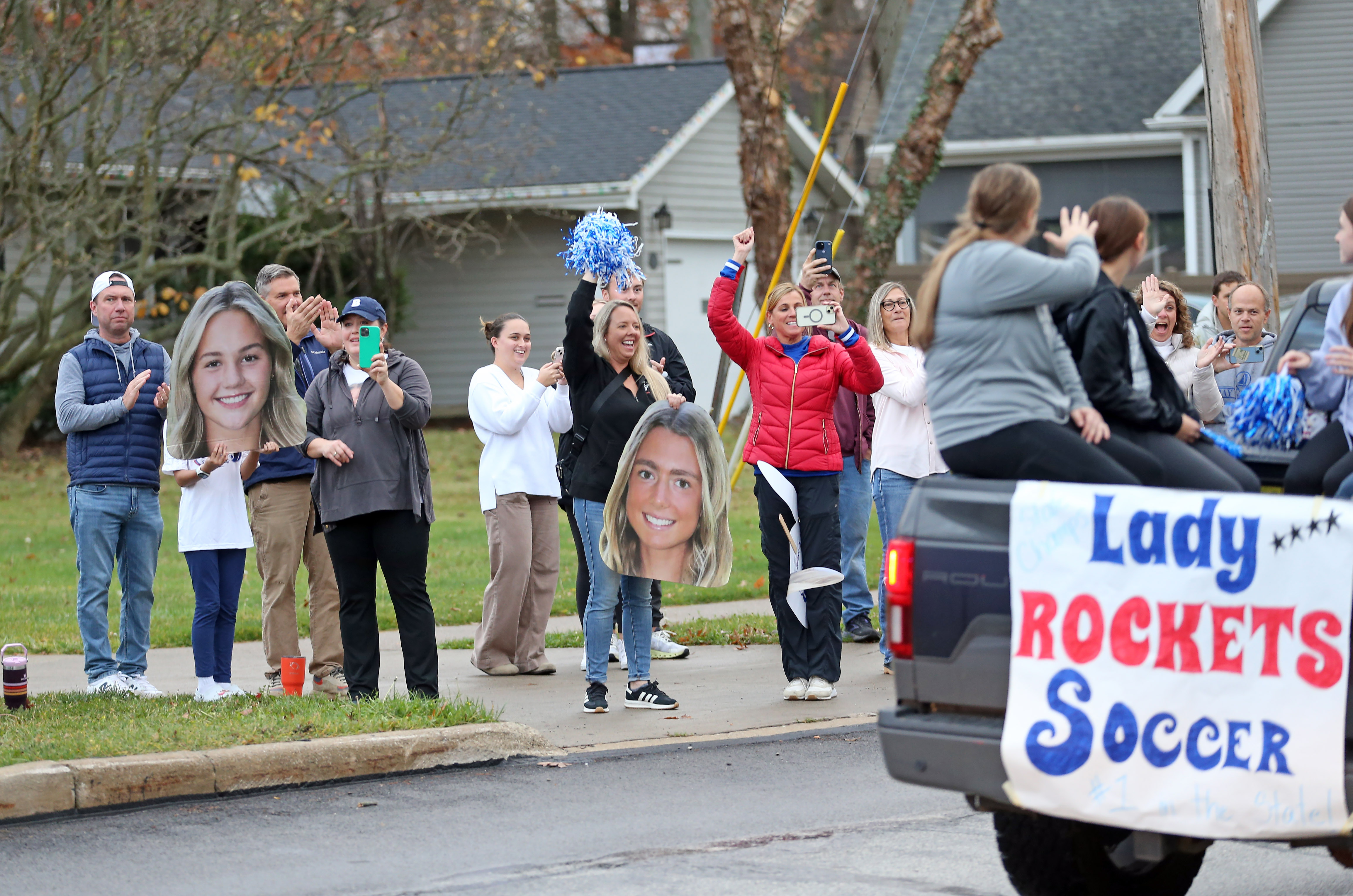Bay girls soccer state championship parade, November 19, 2024 ...
