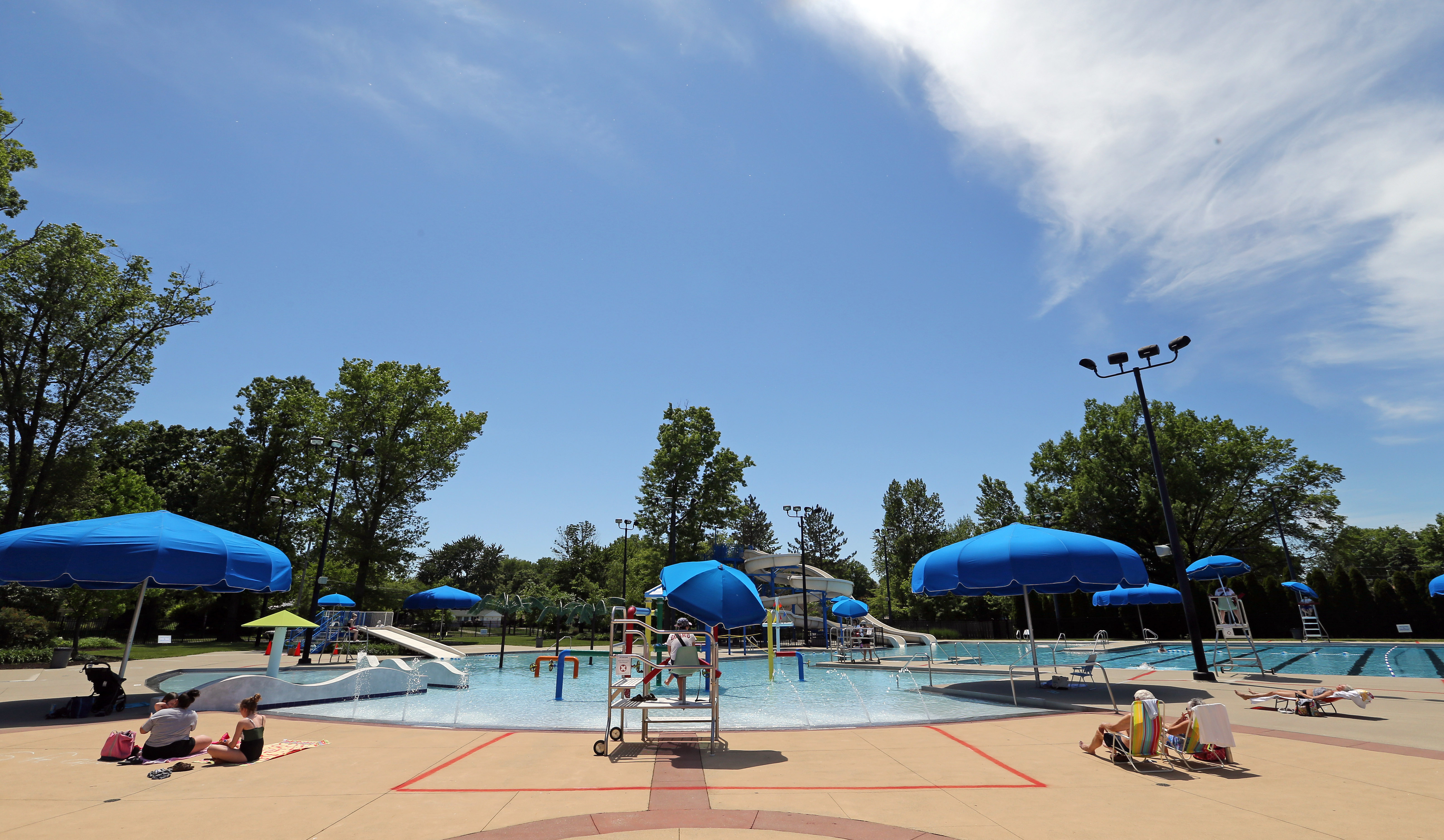 City of Rocky River swimming pool opens, June 8, 2020 - cleveland.com