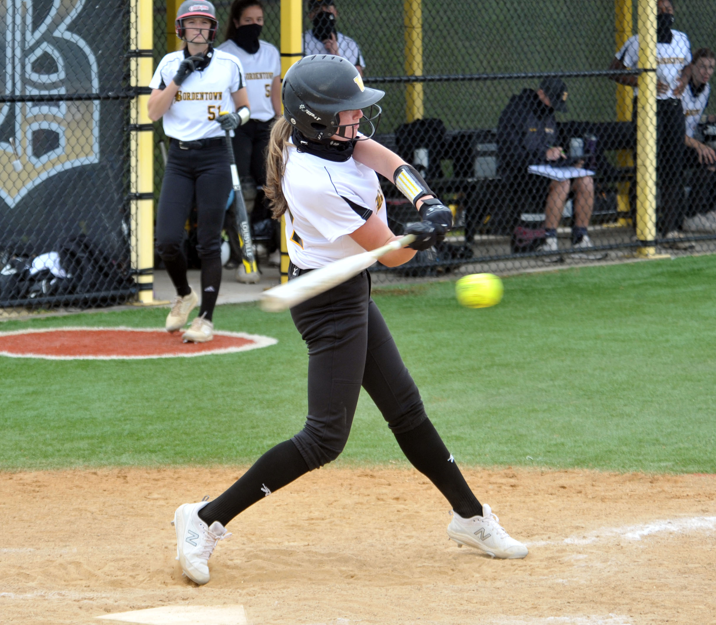 High School Softball Riverside High School at Bordentown Regional High ...