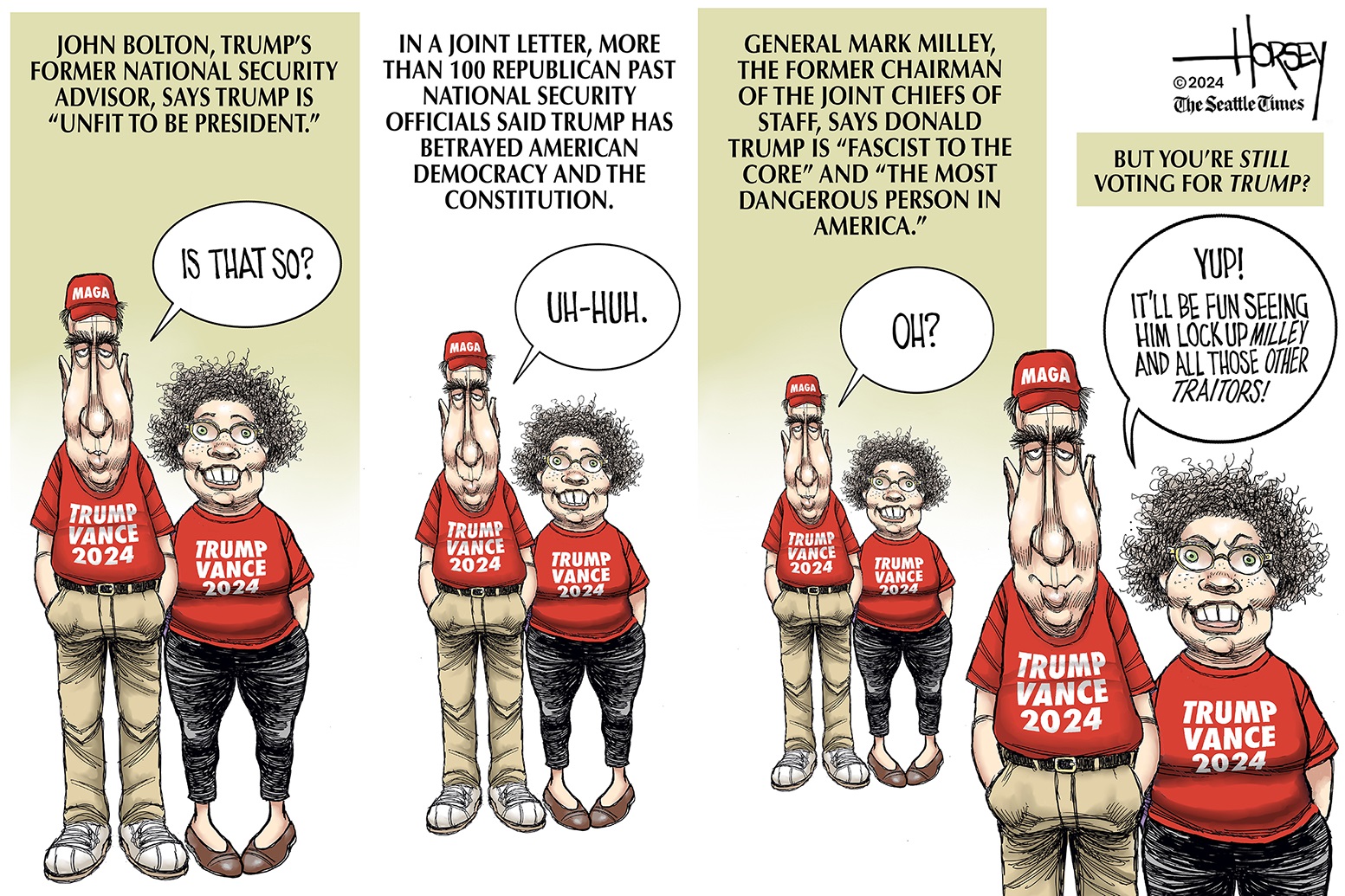 Editorial cartoons for Oct. 20, 2024 - oregonlive.com