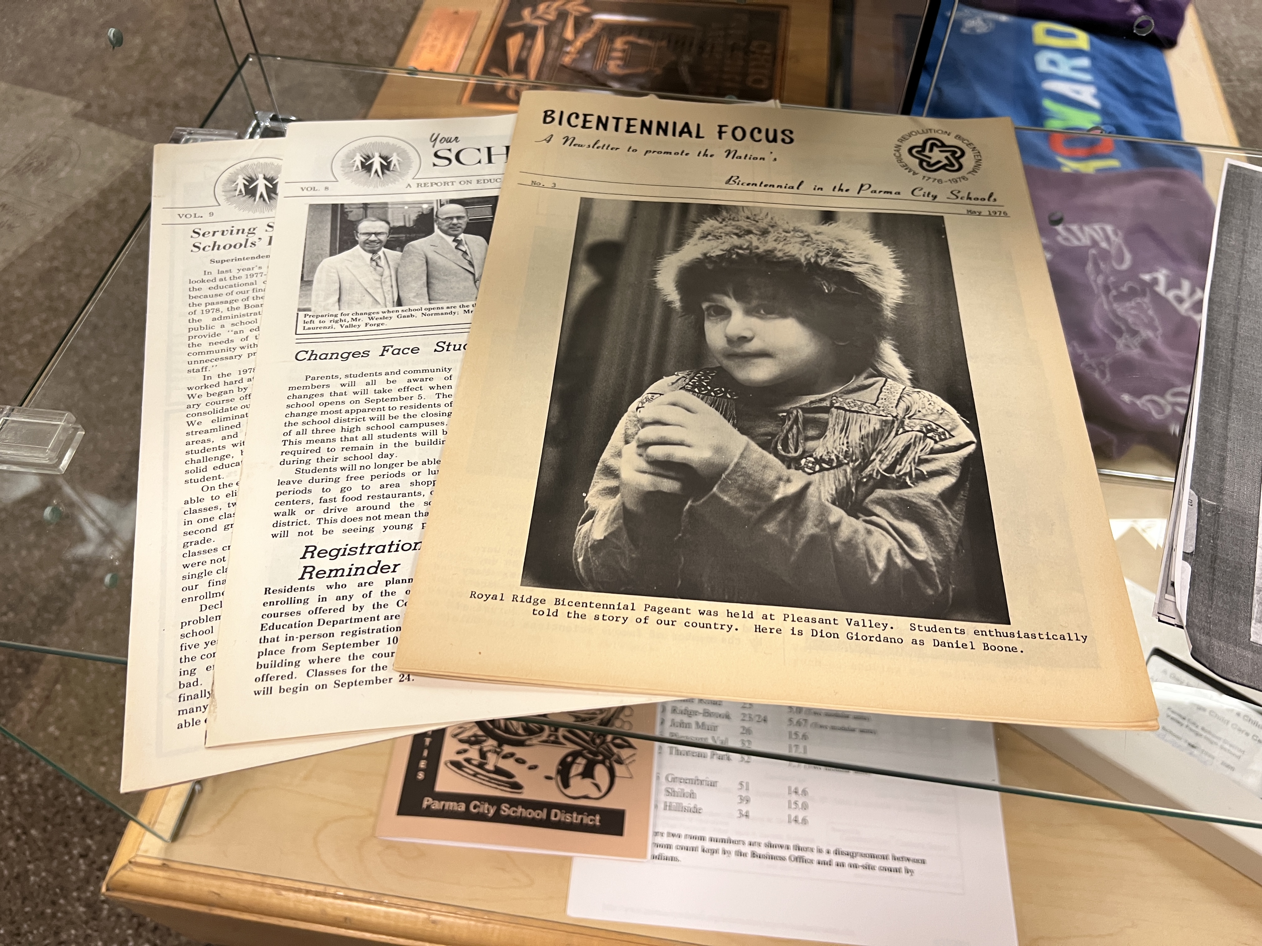The Parma City School District Museum is located in the vocational wing ...