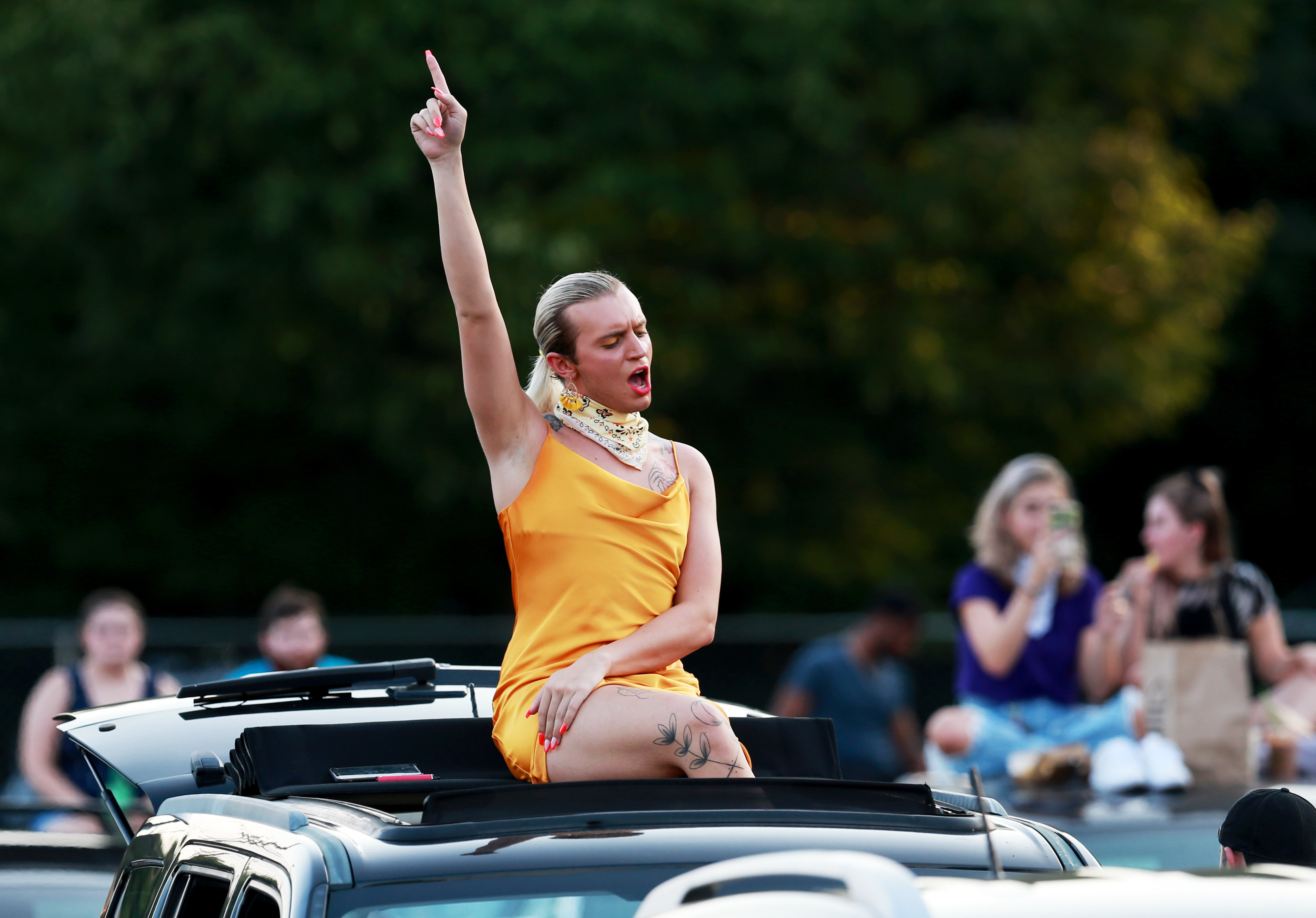 Drive 'N Drag show dresses up parking lot - nj.com