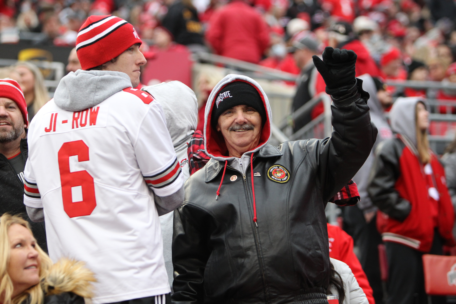 Fans at Ohio State's blowout win over Michigan State, 56-7 - cleveland.com