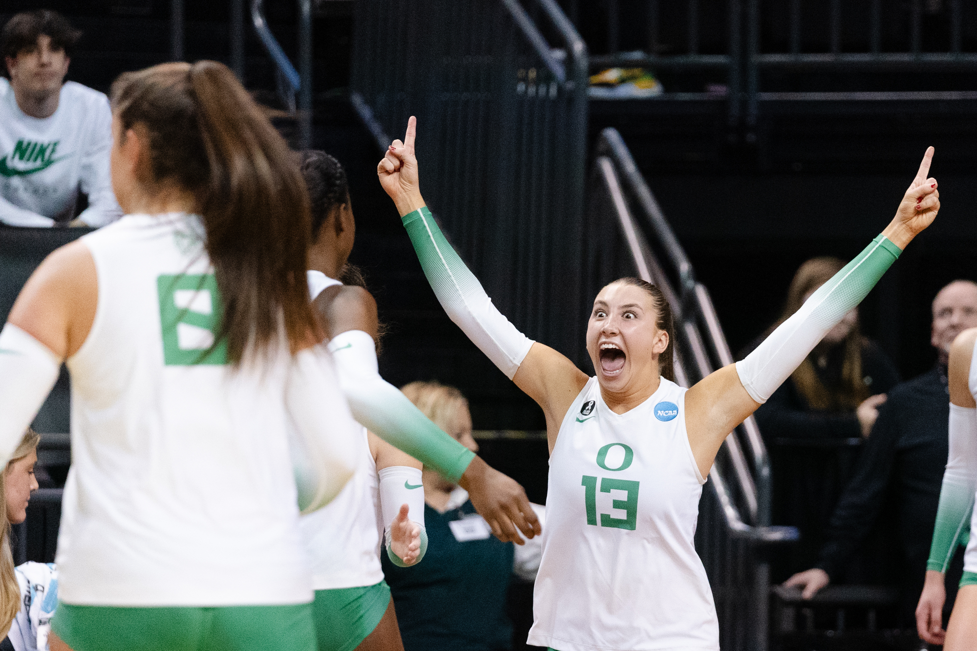 Oregon vs. Southeastern Louisiana in NCAA volleyball tournament ...