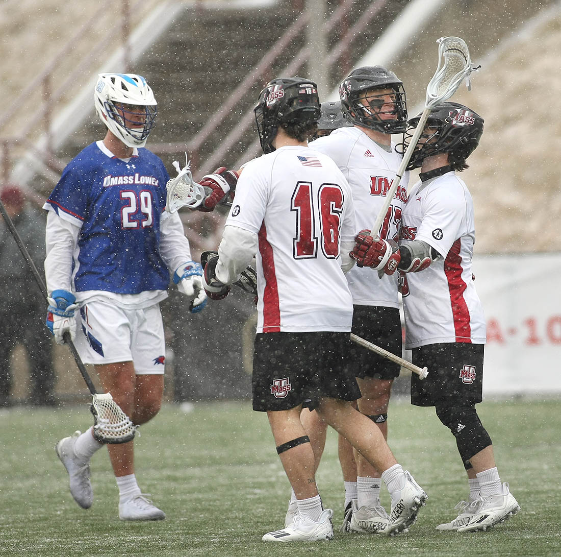 UMass Men's Lacrosse vs UMass Lowell 2/19/22 - masslive.com