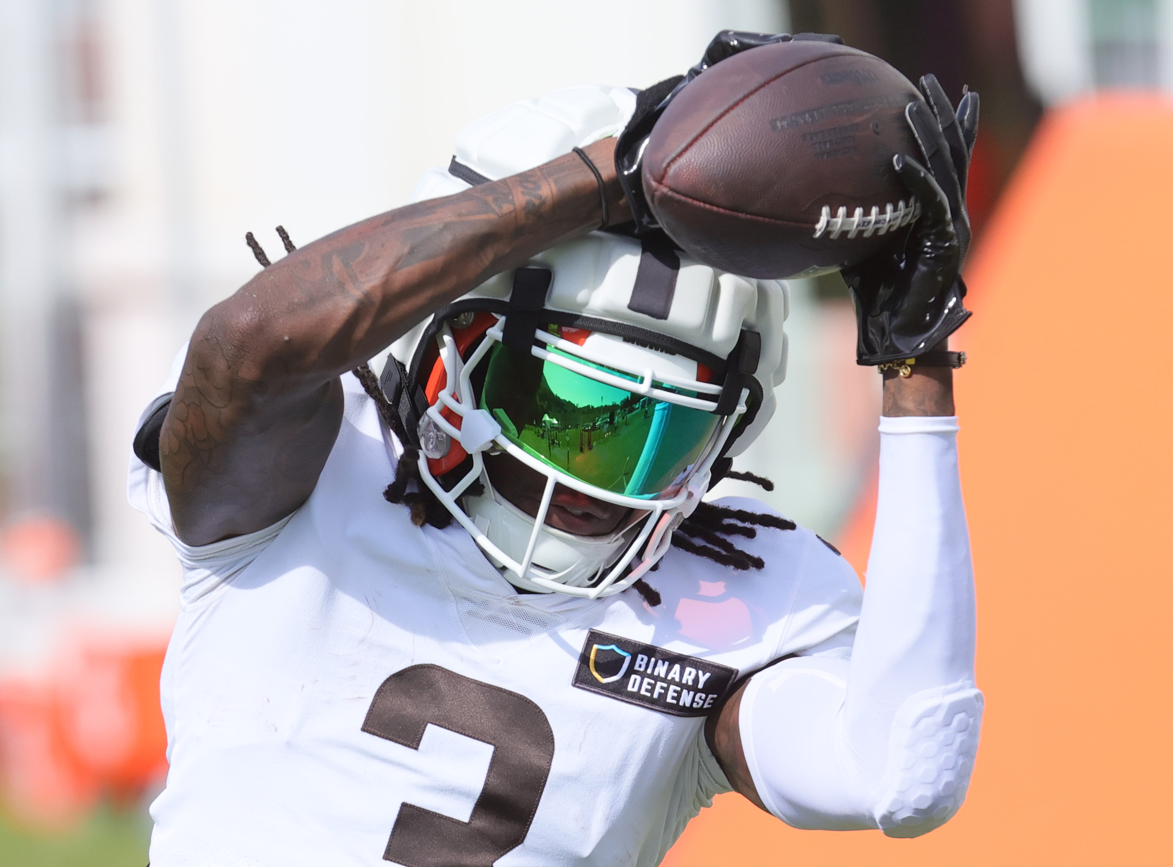 Cleveland Browns wide receiver Jerry Jeudy in training camp, August 4 ...