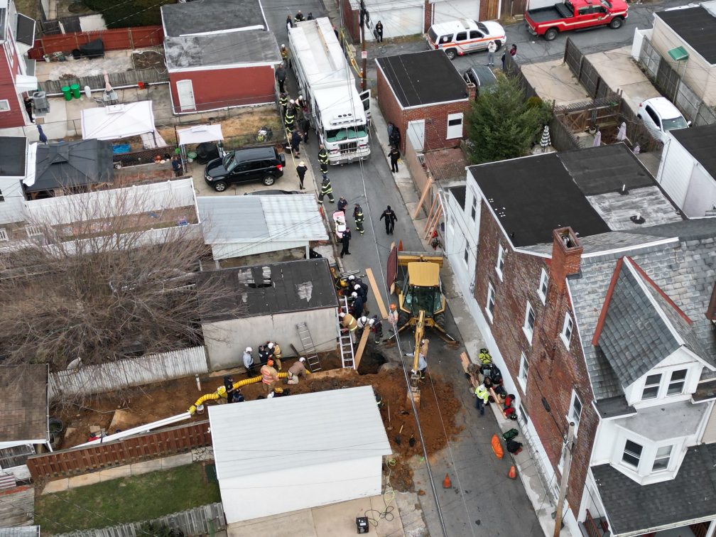 Worker rescued from trench collapse after 8 hours as temperatures ...