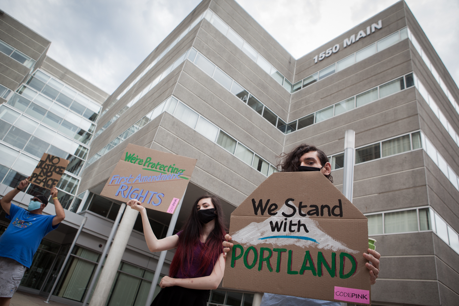 Protest against federal agents deployed in cities - masslive.com
