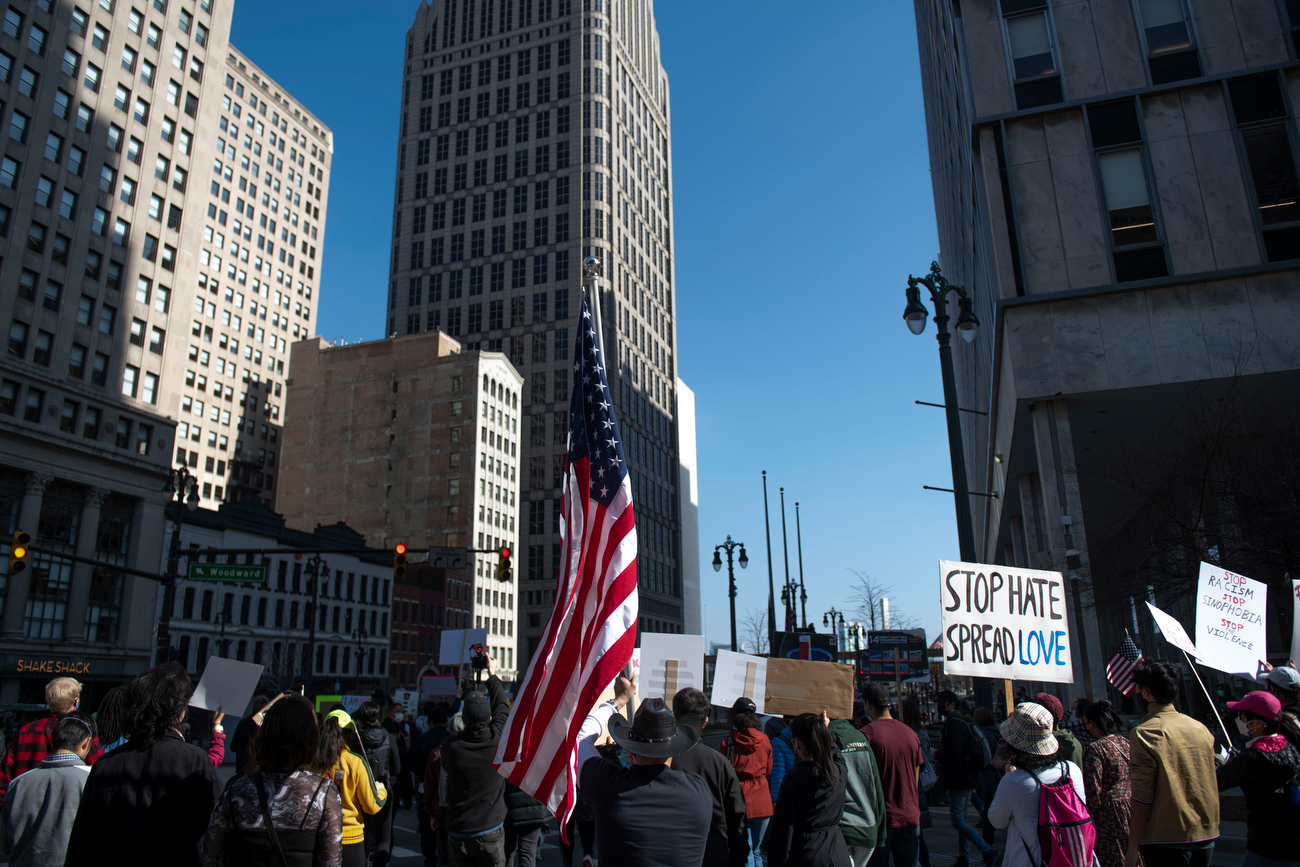 Second Weekend of Stop Asian Hate Protest in Detroit - mlive.com