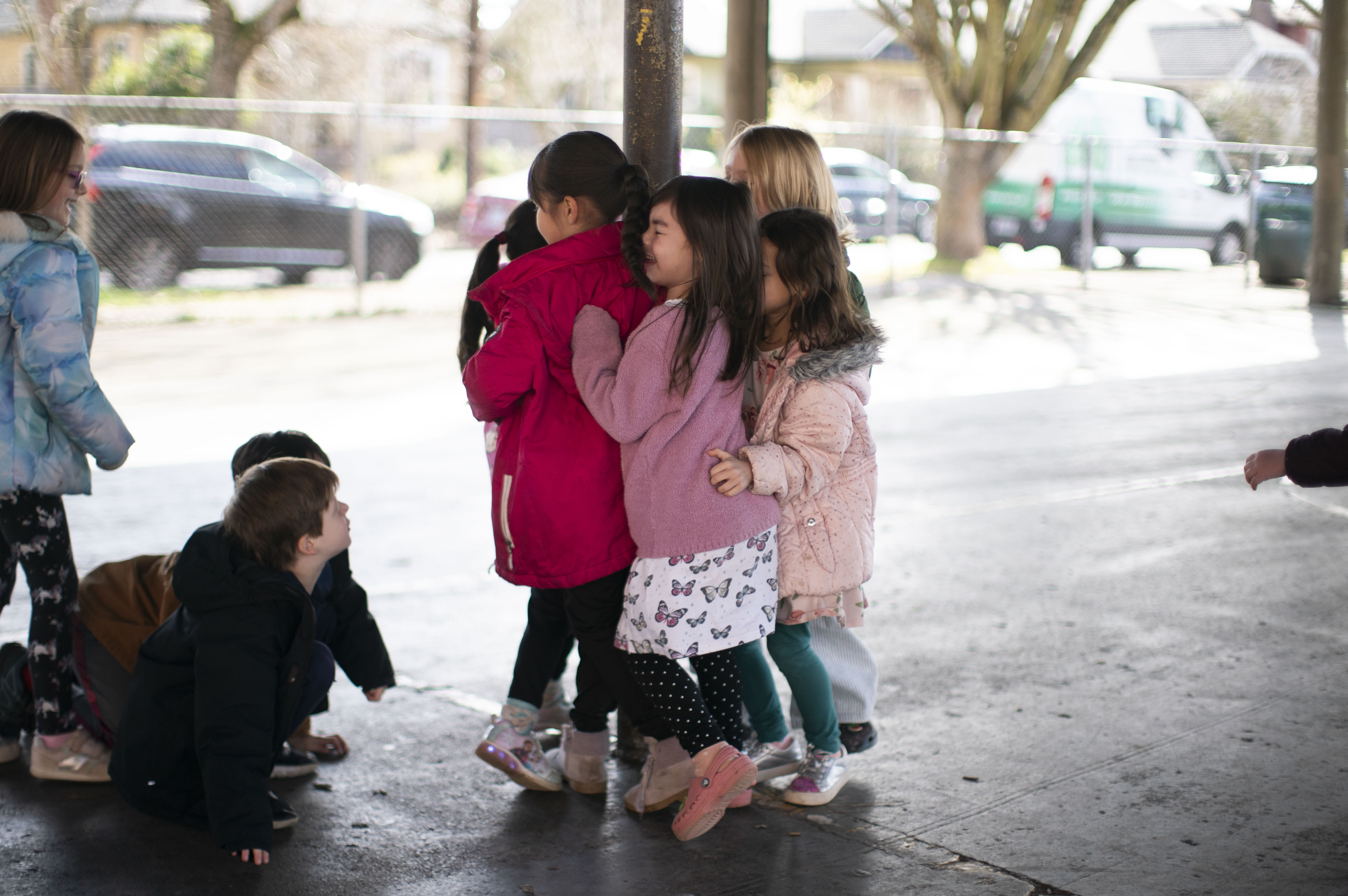 Outdoor dance party at Sabin Elementary School in Northeast Portland ...