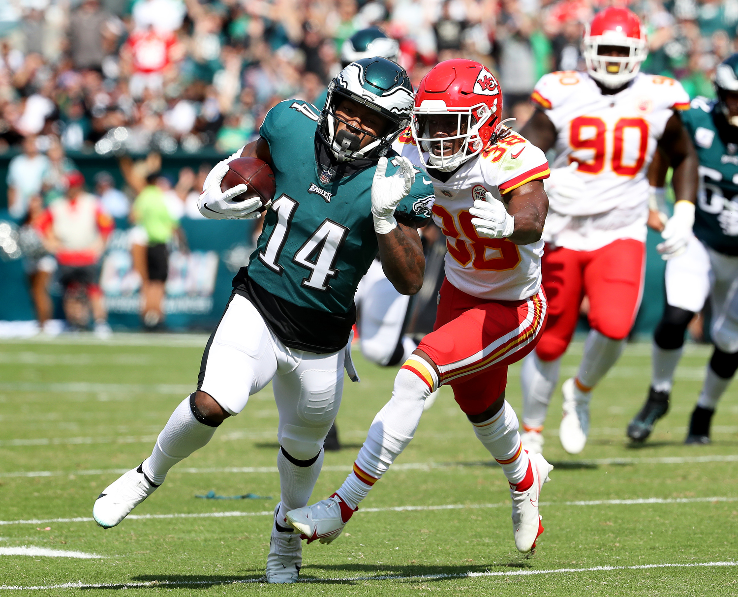 Kansas City Chiefs vs. Philadelphia Eagles, Oct. 3, 2021 - nj.com