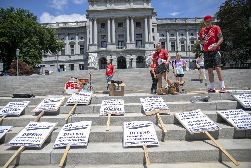Protest against Pennsylvania State System consolidation - pennlive.com