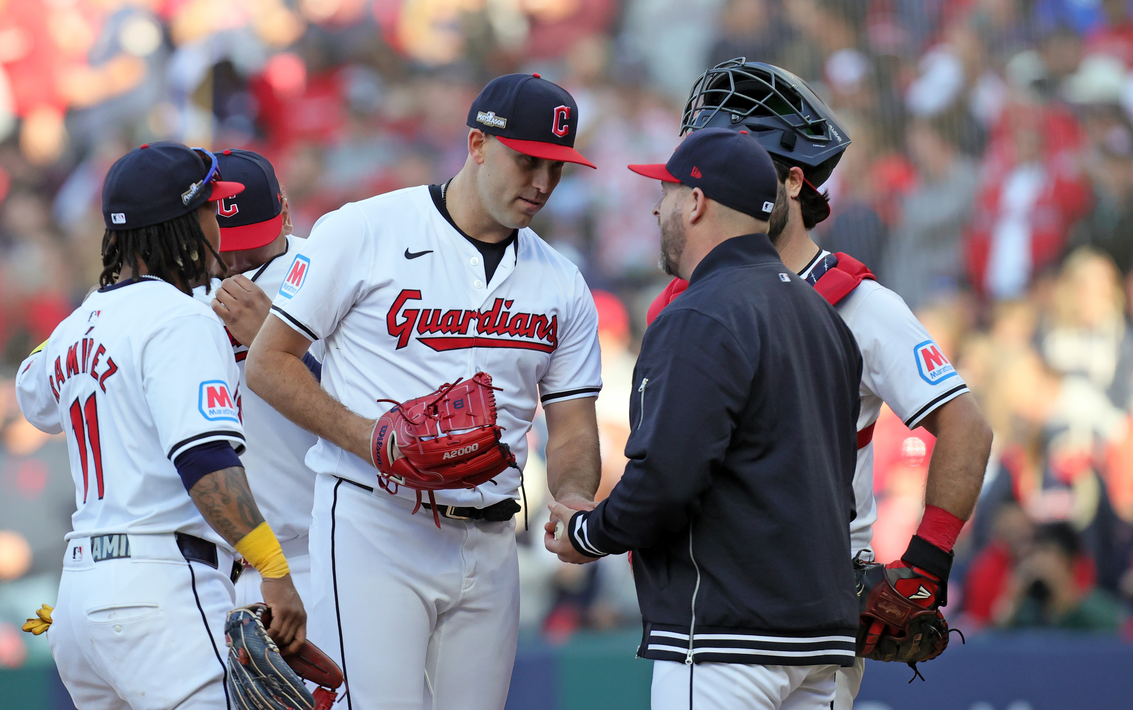Cleveland Guardians vs. Detroit Tigers in game 2of ALDS, October 7 ...
