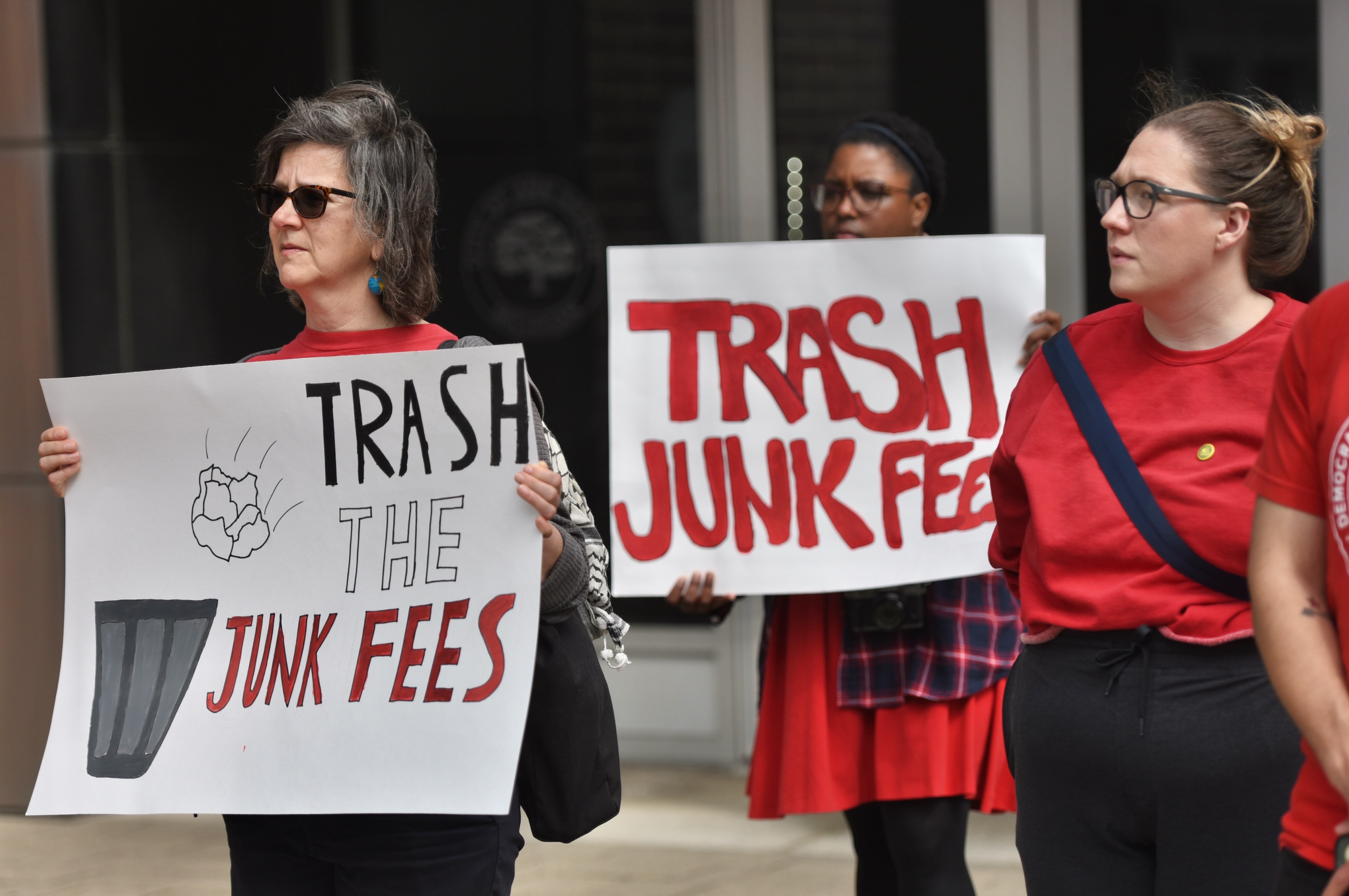Protest against rental 'junk fees' charged by Ann Arbor landlords ...