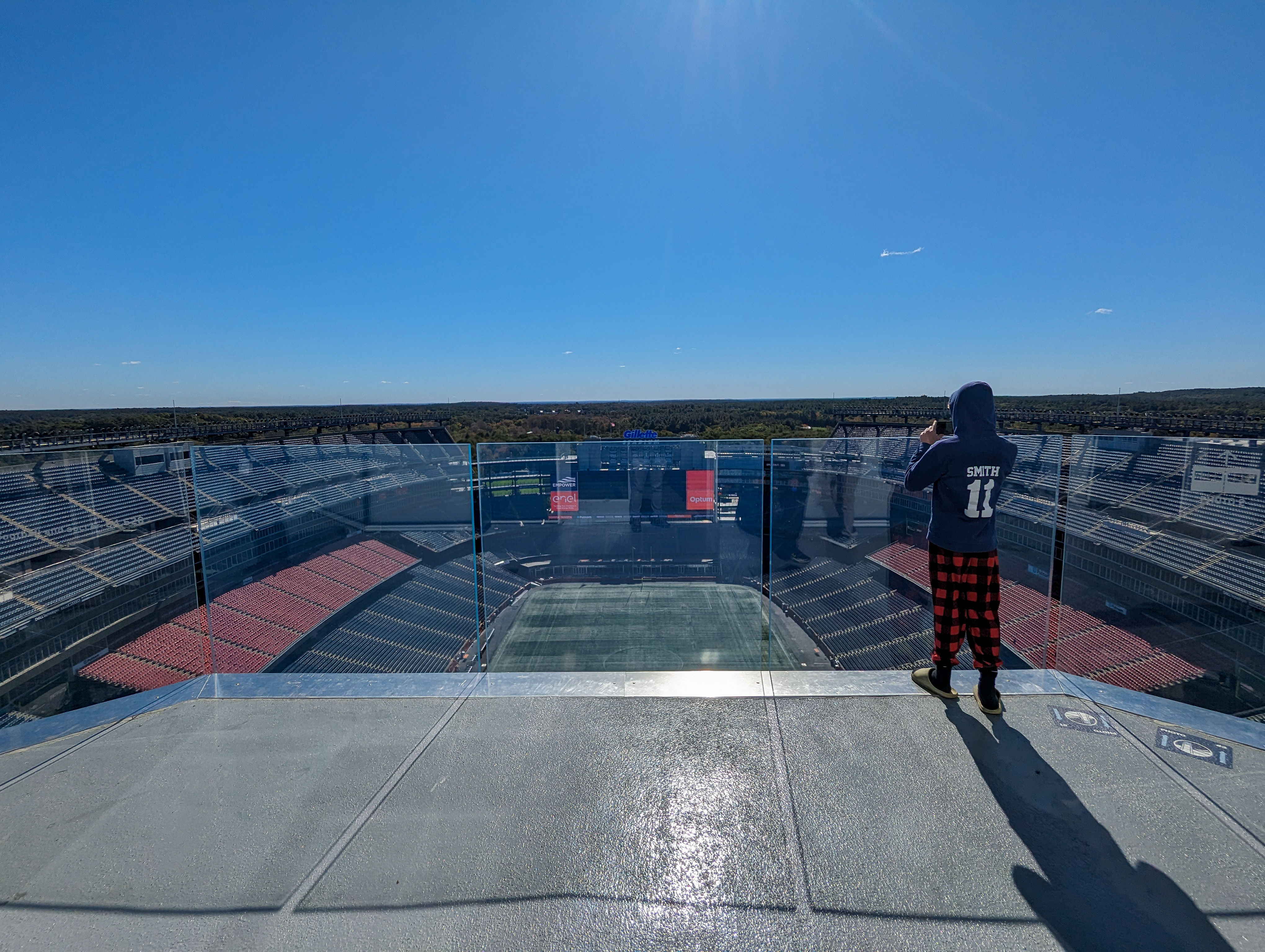 View from the top of the Gillette Stadium lighthouse - masslive.com