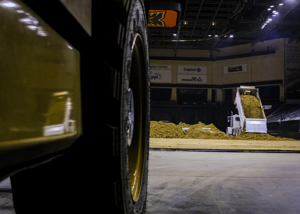 Prepping for Monster Jam at PPL Center on Feb. 24, 2022 ...