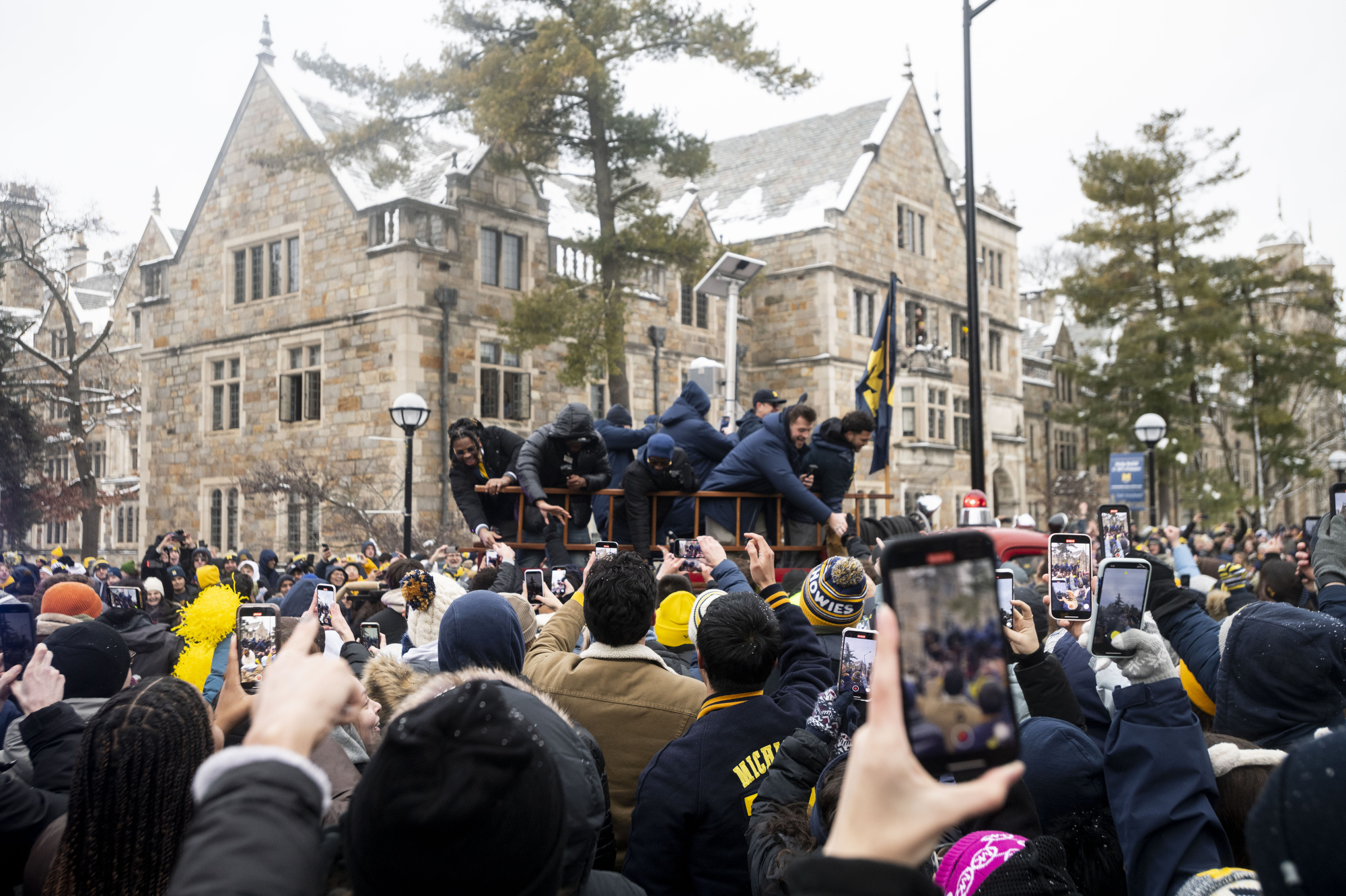 Michigan football celebrated as national champions at parade in Ann ...